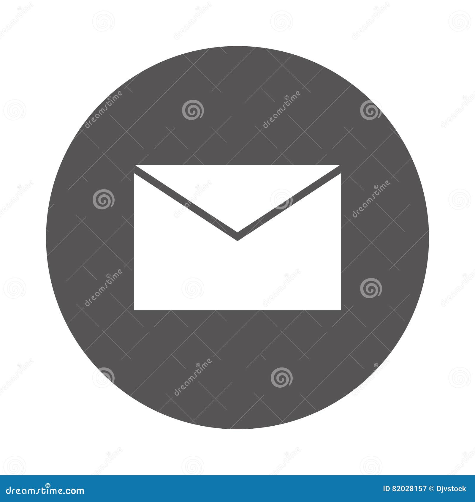 Symbole D'email Ou De Courrier Illustration de Vecteur - Illustration ...