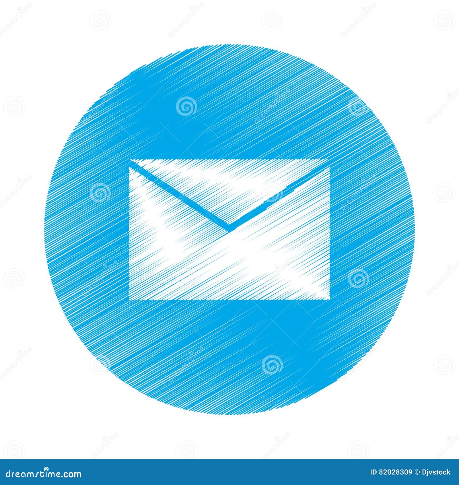 Symbole D'email Ou De Courrier Illustration de Vecteur - Illustration ...