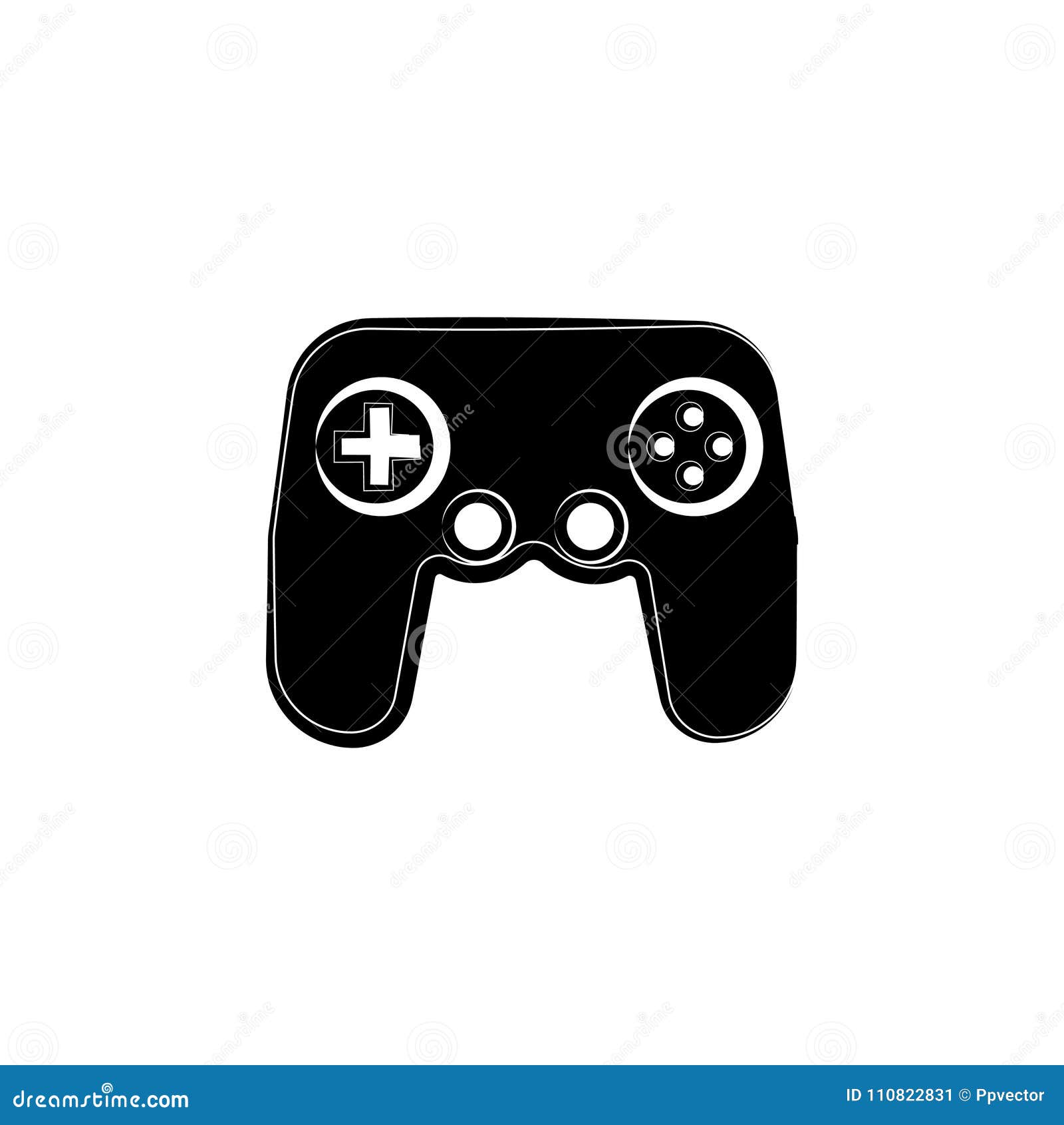 Symbole D'icône De Console De Jeu Illustration de Vecteur ...