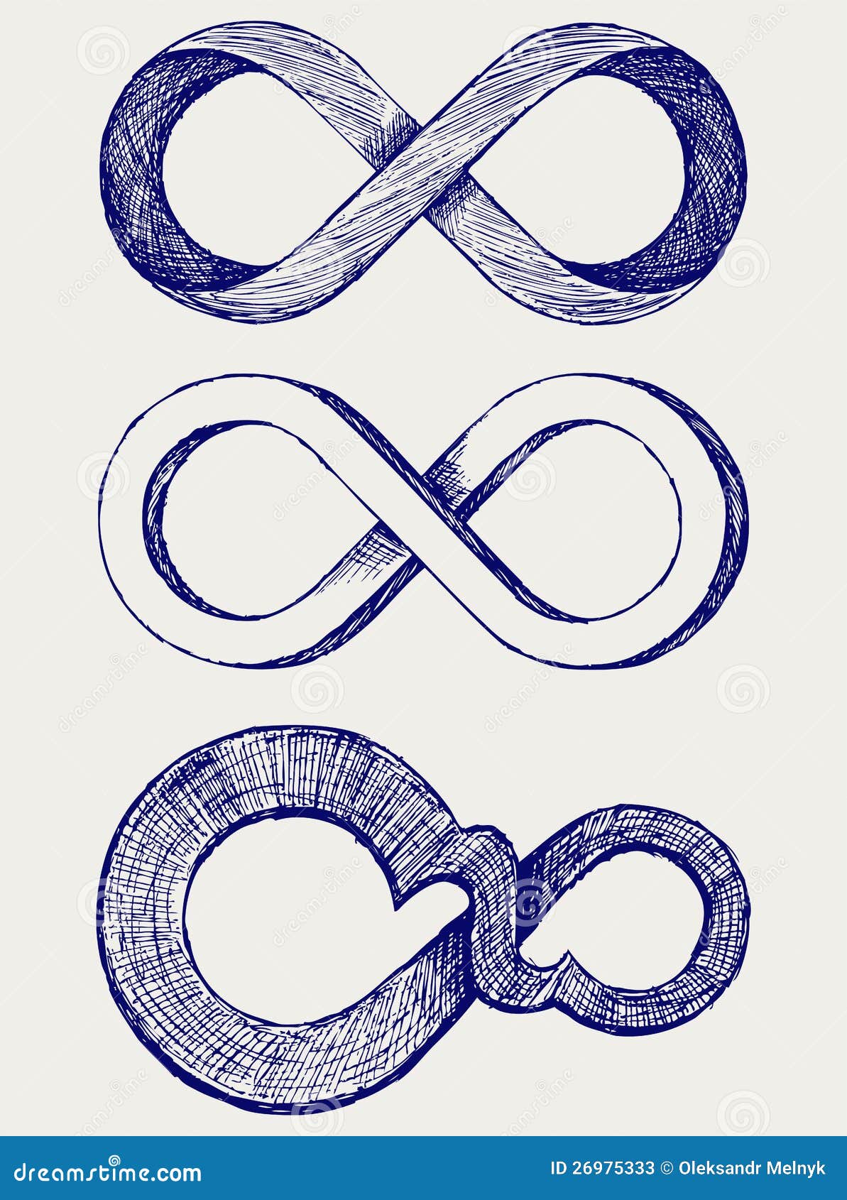Symbole d'infini illustration de vecteur. Illustration du sens - 26975333