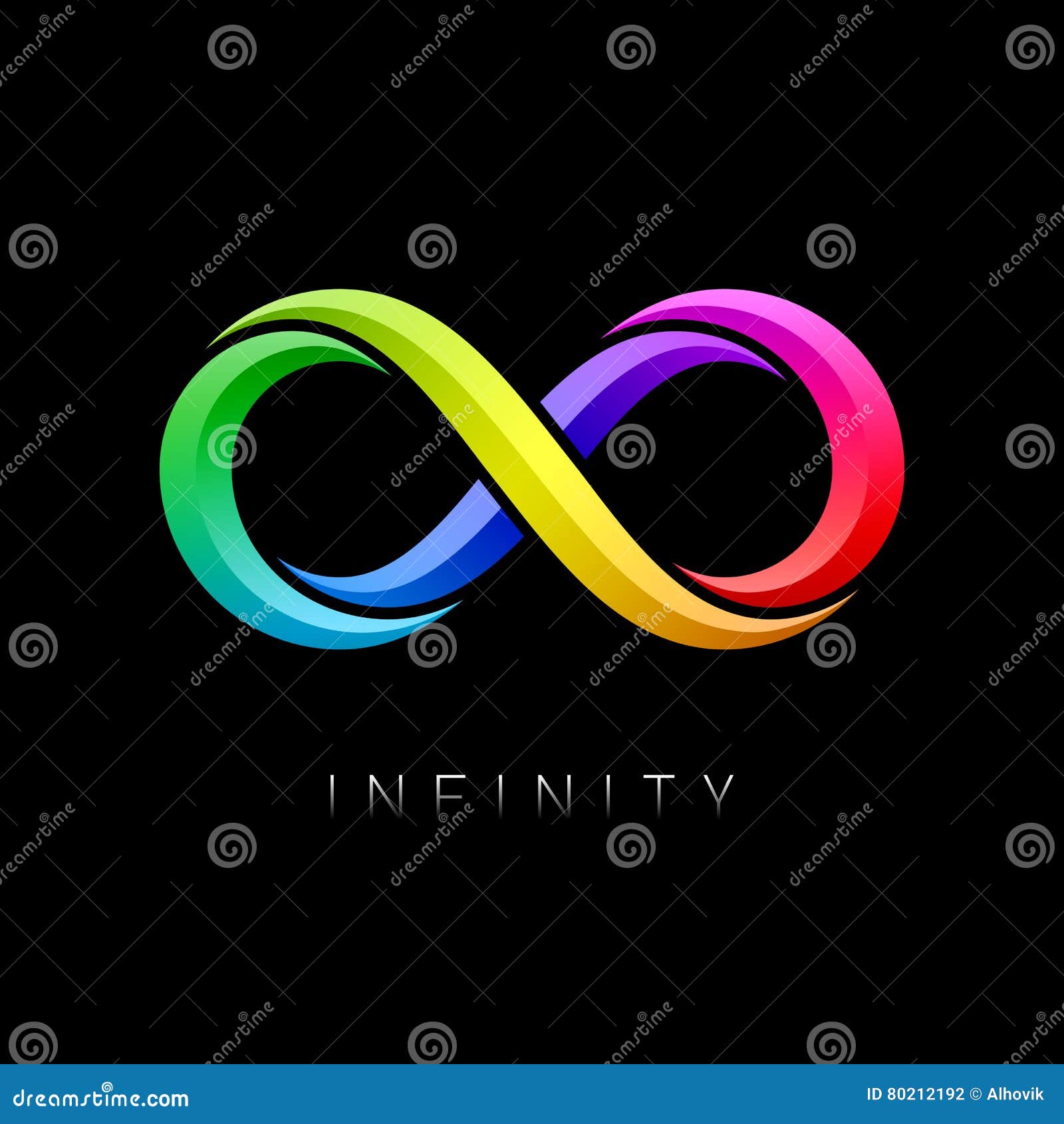 Symbole d'infini illustration de vecteur. Illustration du emblème ...