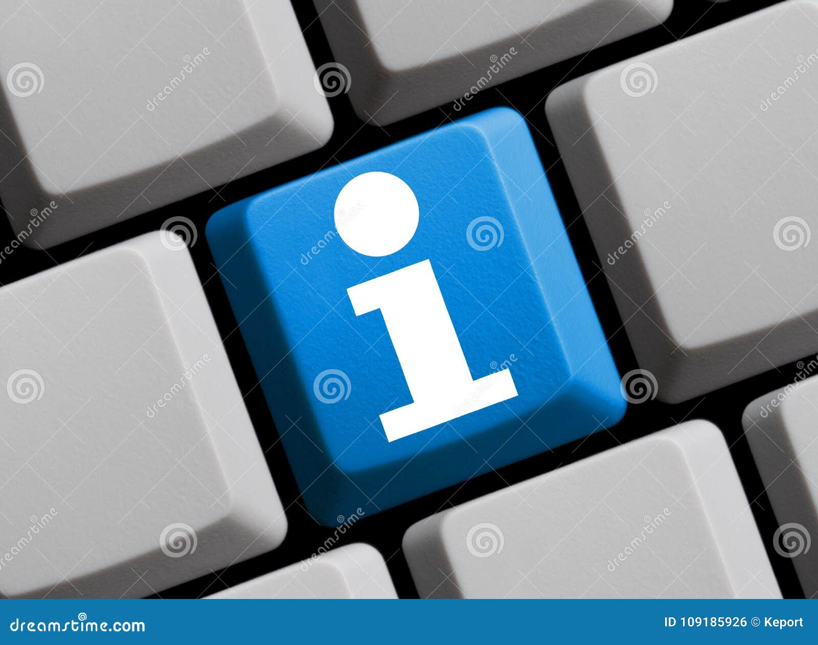 Symbole D'infos Sur Le Clavier D'ordinateur Photo stock - Image du aide ...
