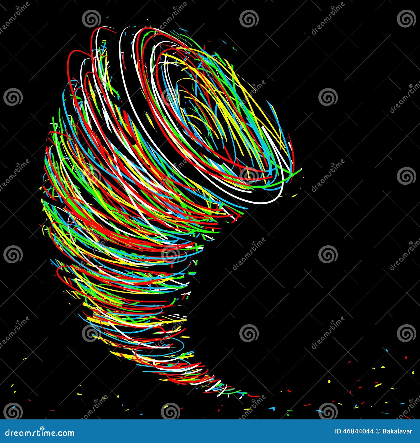 Symbole d'ouragan illustration de vecteur. Illustration du lumineux ...