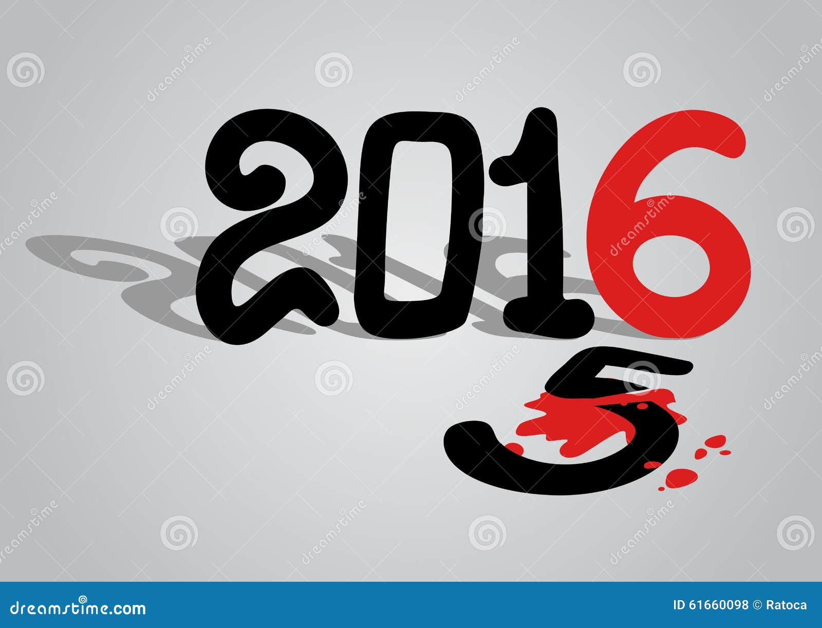 Symbole de 2016 ans illustration de vecteur. Illustration du neuf ...