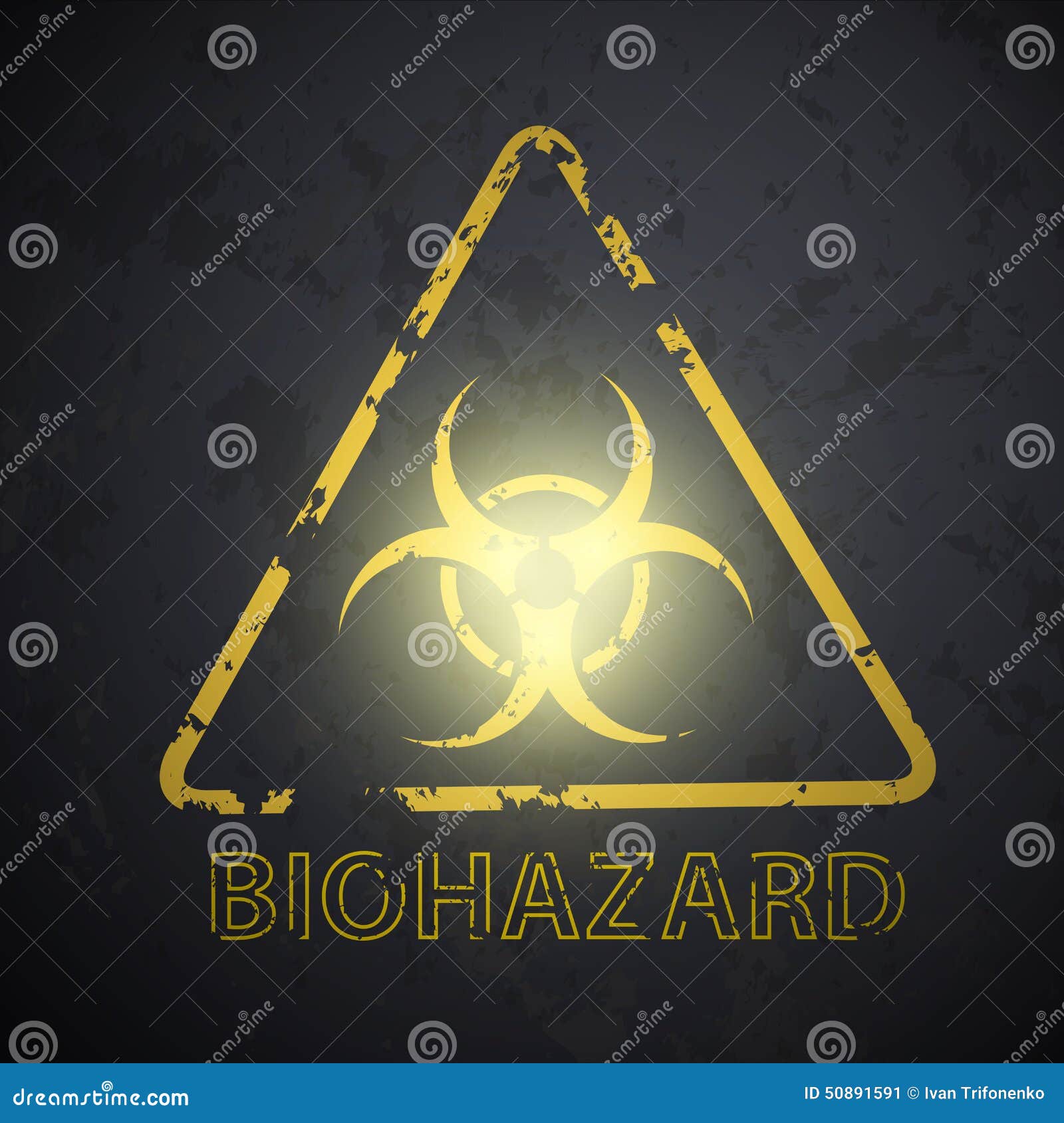 Symbole de Biohazard illustration de vecteur. Illustration du ...