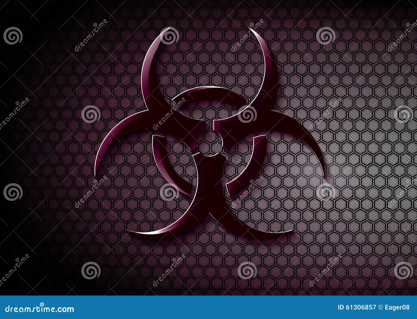 Symbole de Biohazard illustration de vecteur. Illustration of toxique ...