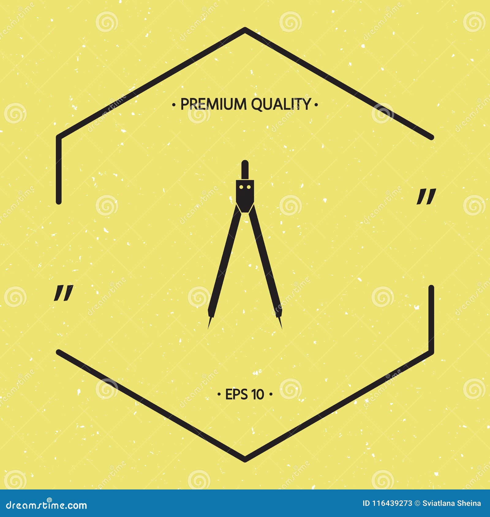 Symbole De Boussole De Dessin Illustration de Vecteur - Illustration du ...