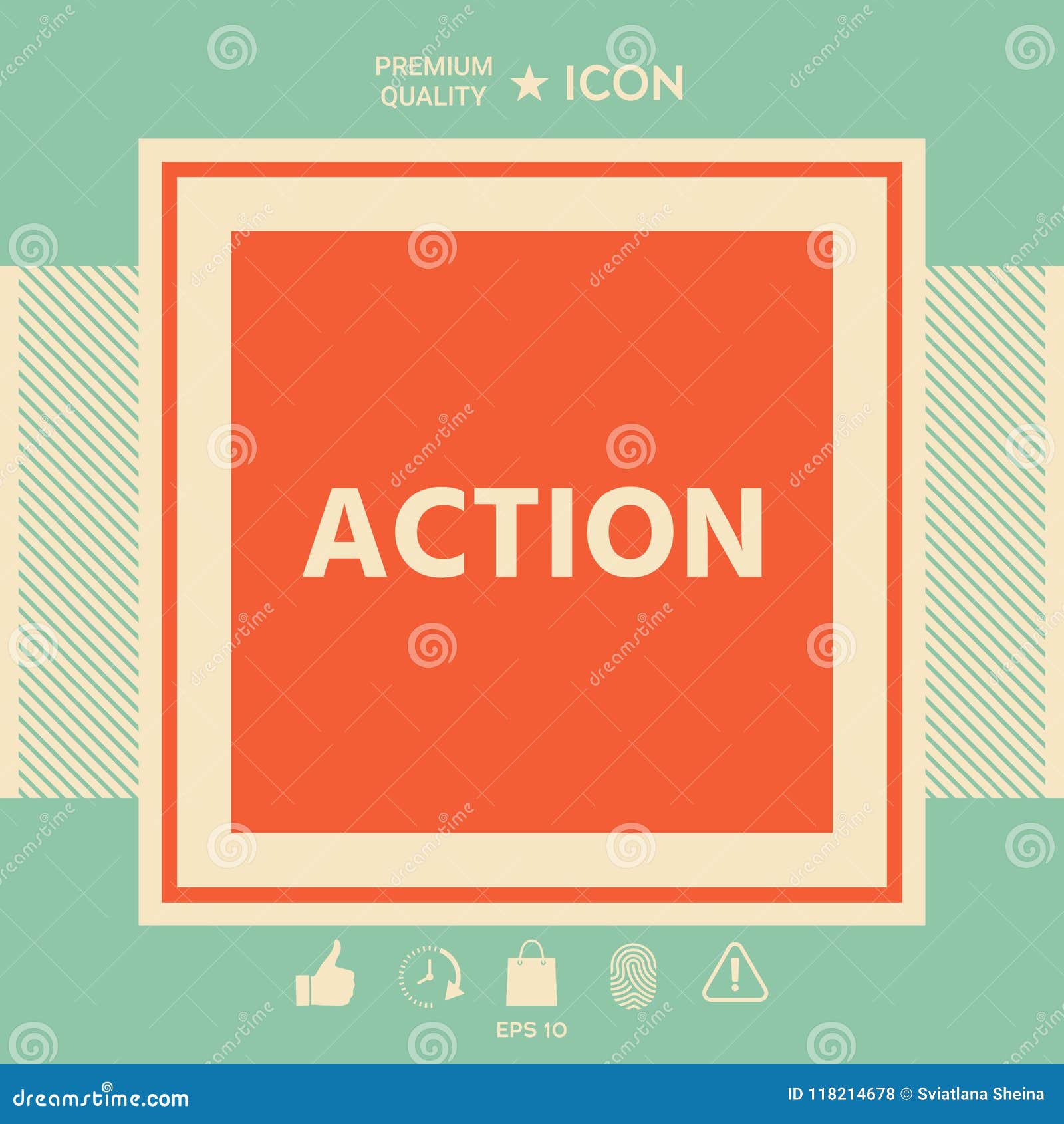 Symbole de bouton d'action illustration de vecteur. Illustration du ...