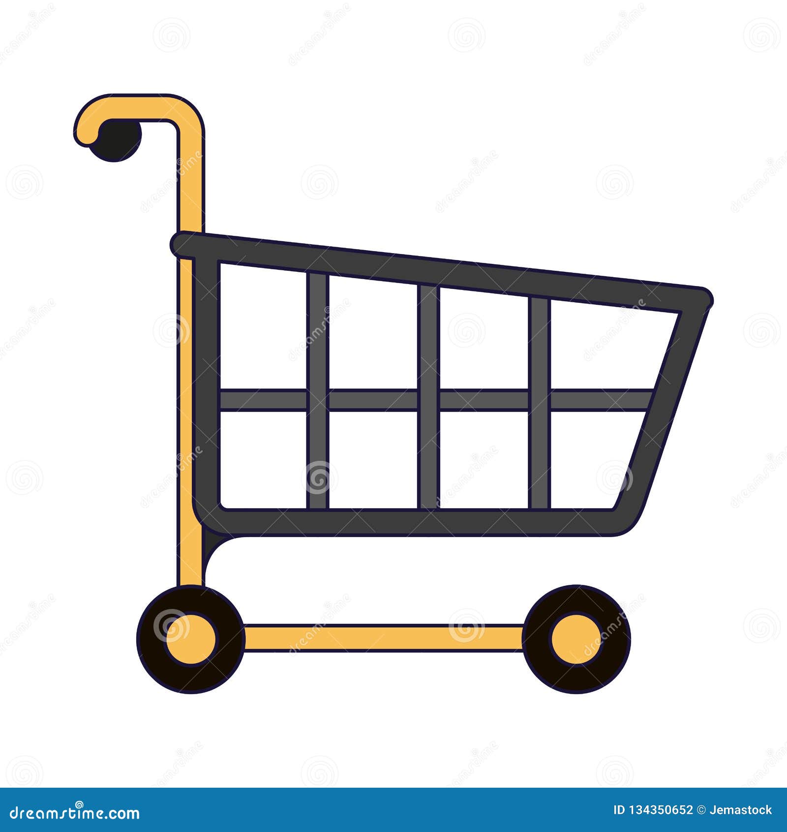 Symbole de caddie illustration de vecteur. Illustration du escompte ...