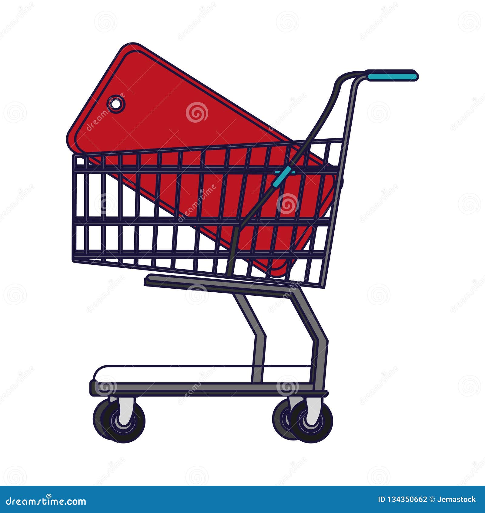 Symbole de caddie illustration de vecteur. Illustration du cadeau ...