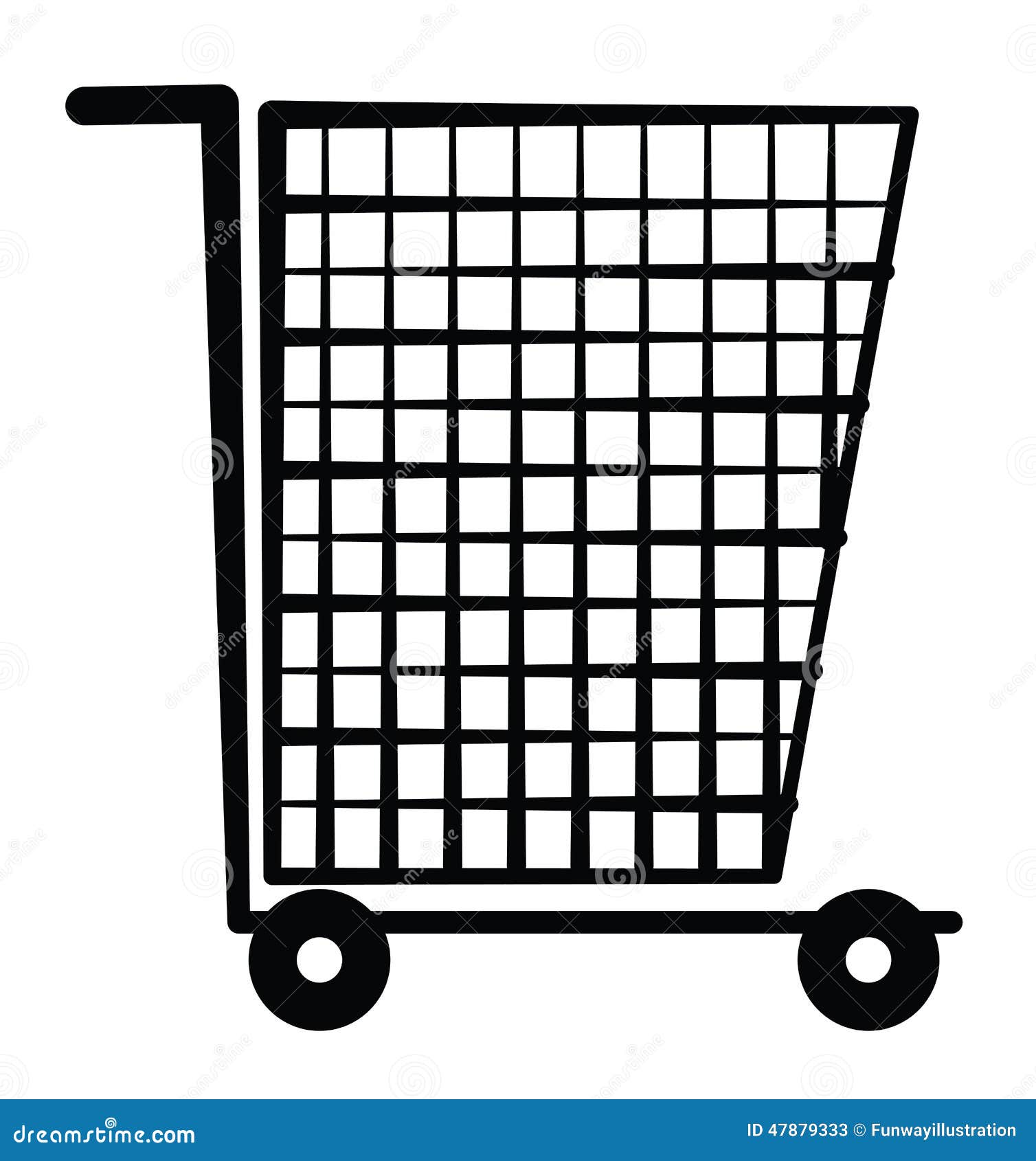 Symbole de caddie illustration de vecteur. Illustration du conception ...