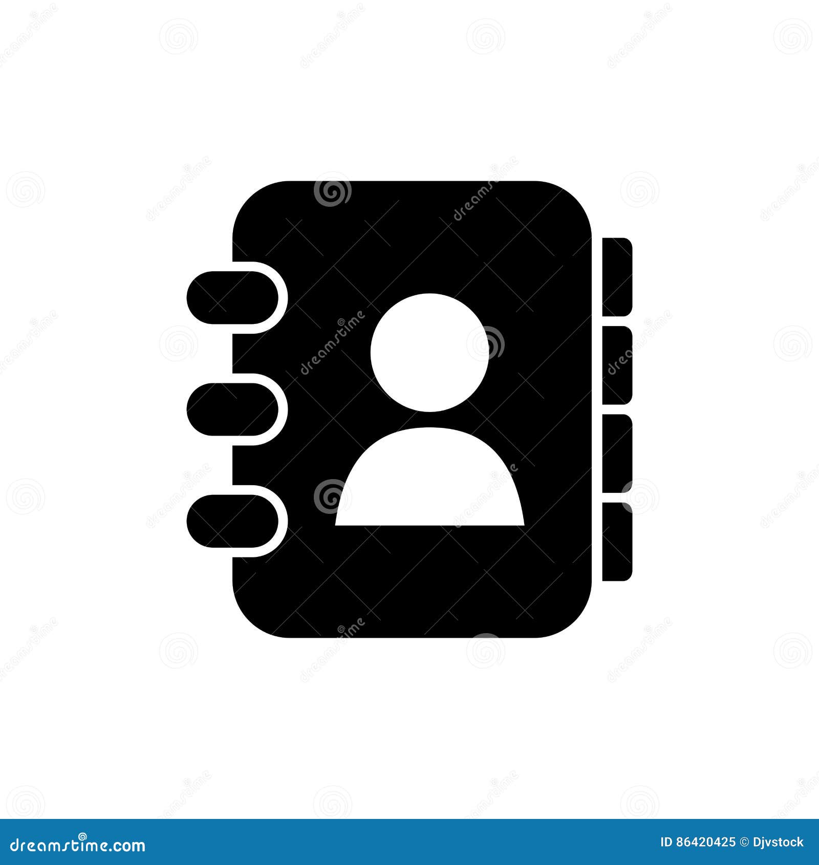 Symbole De Carnet D'adresses Illustration Stock - Illustration du ...