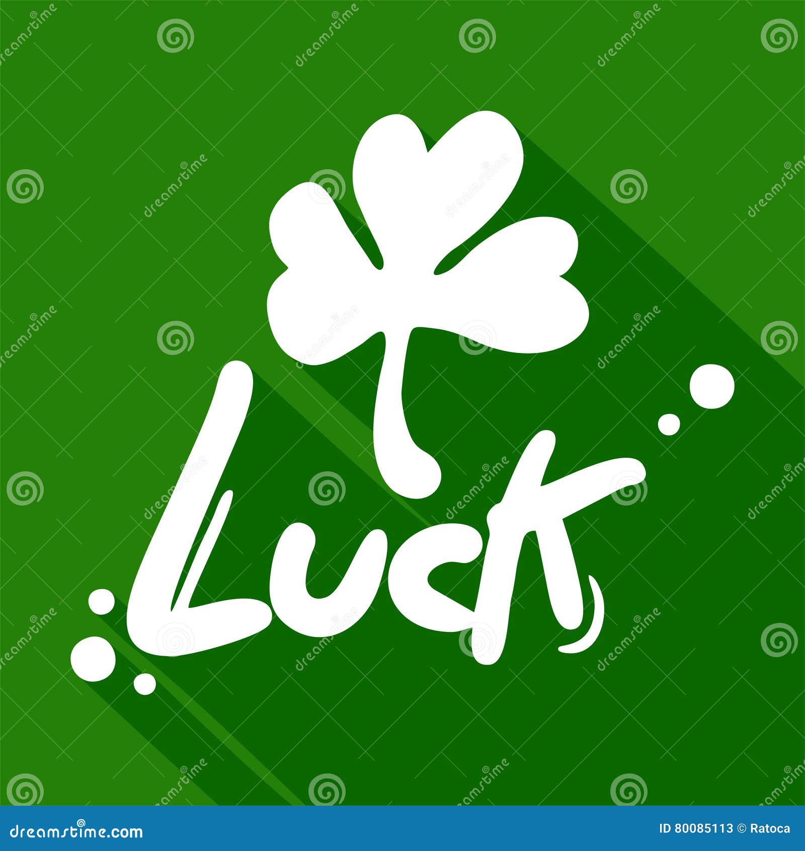 Symbole de chance illustration de vecteur. Illustration du chance ...