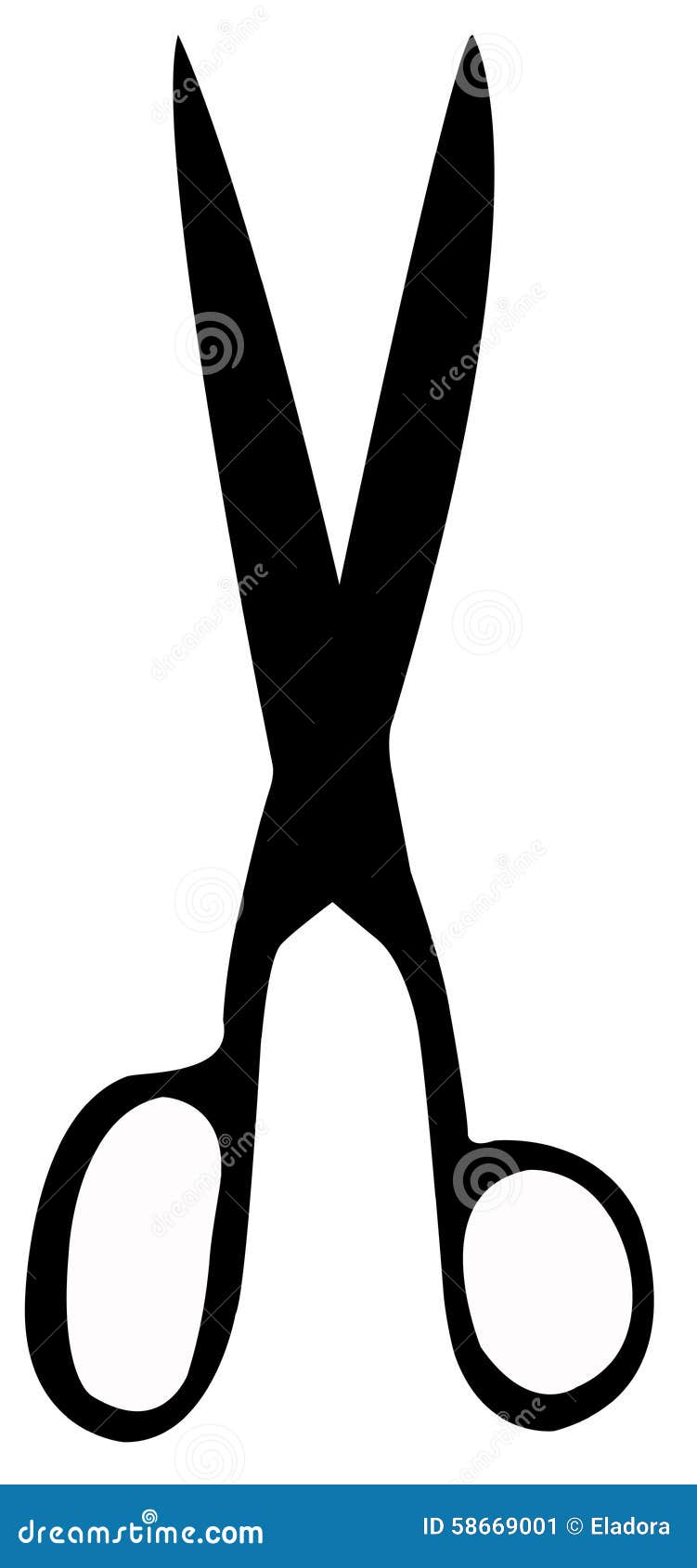 Symbole de ciseaux illustration de vecteur. Illustration du division ...