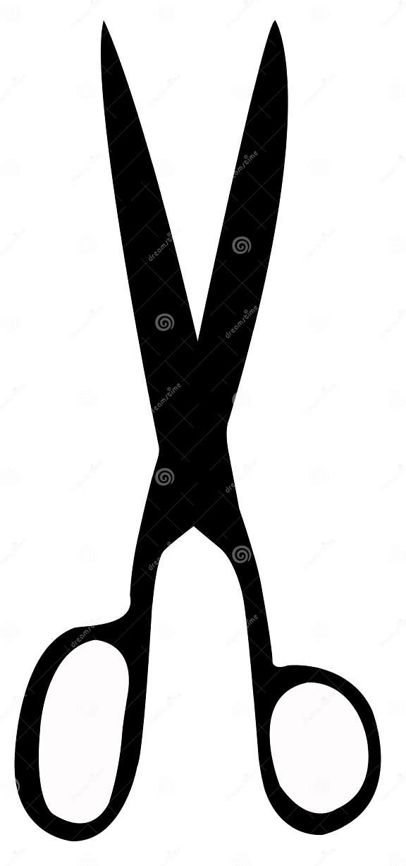 Symbole de ciseaux illustration de vecteur. Illustration du division ...