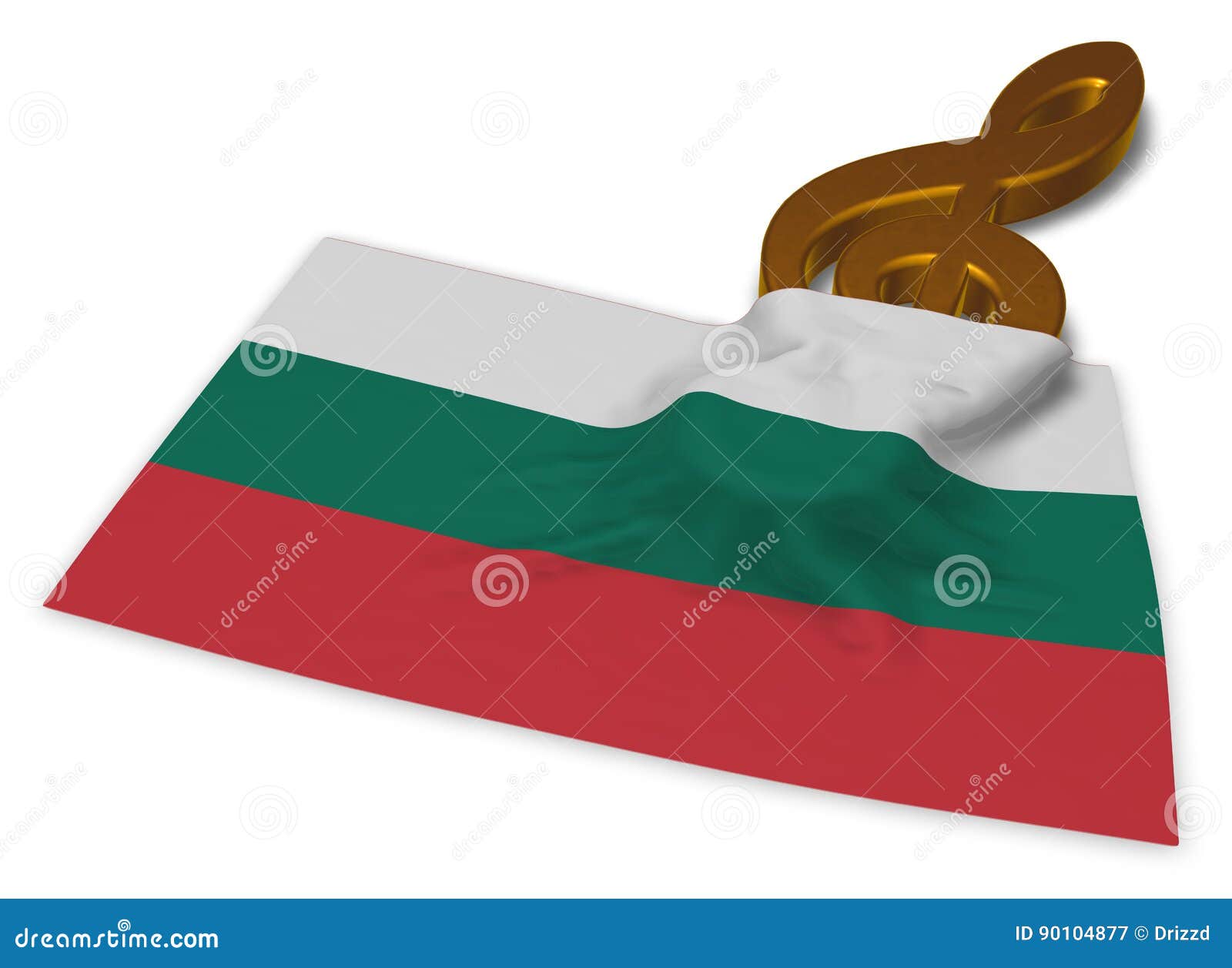 Symbole De Clef Et Drapeau Bulgare Illustration Stock - Illustration du ...