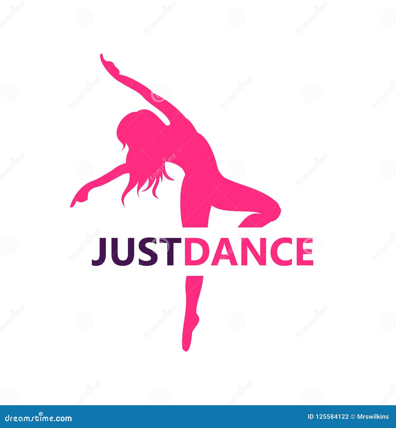 Symbole De Conception De Logo De Danse Illustration Stock ...