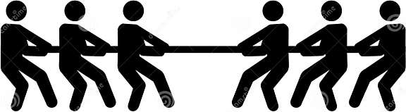 Symbole de conflit illustration de vecteur. Illustration du concurrence ...