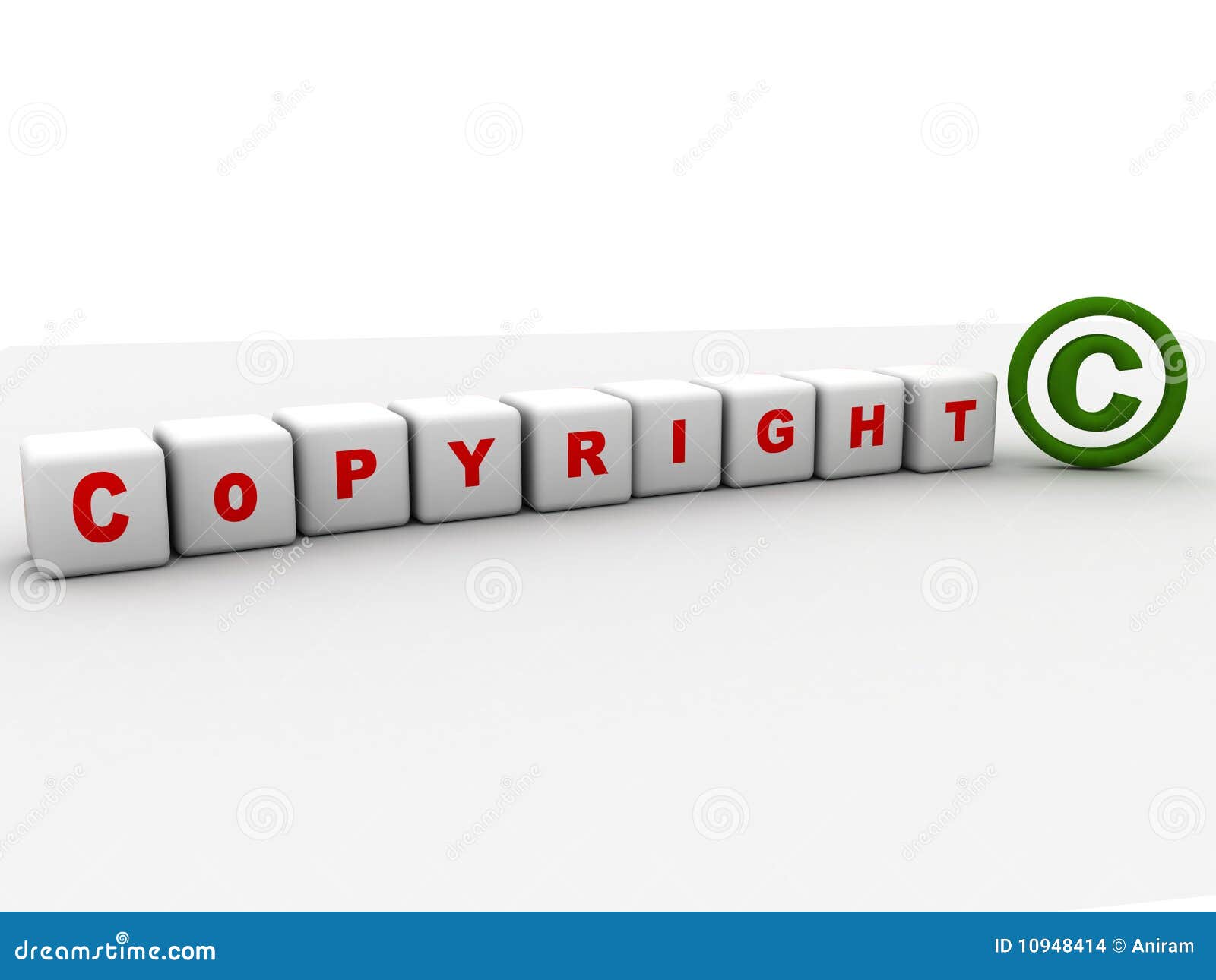 Symbole de copyright illustration stock. Illustration du licence - 10948414