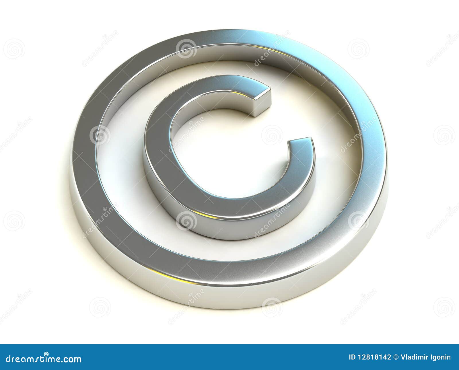 Symbole de copyright illustration stock. Illustration du ordinateur ...