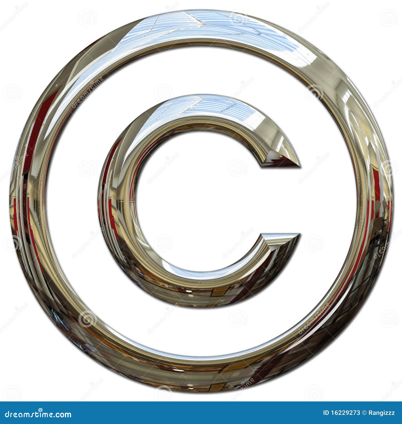 Symbole de copyright illustration stock. Illustration du butoir - 16229273