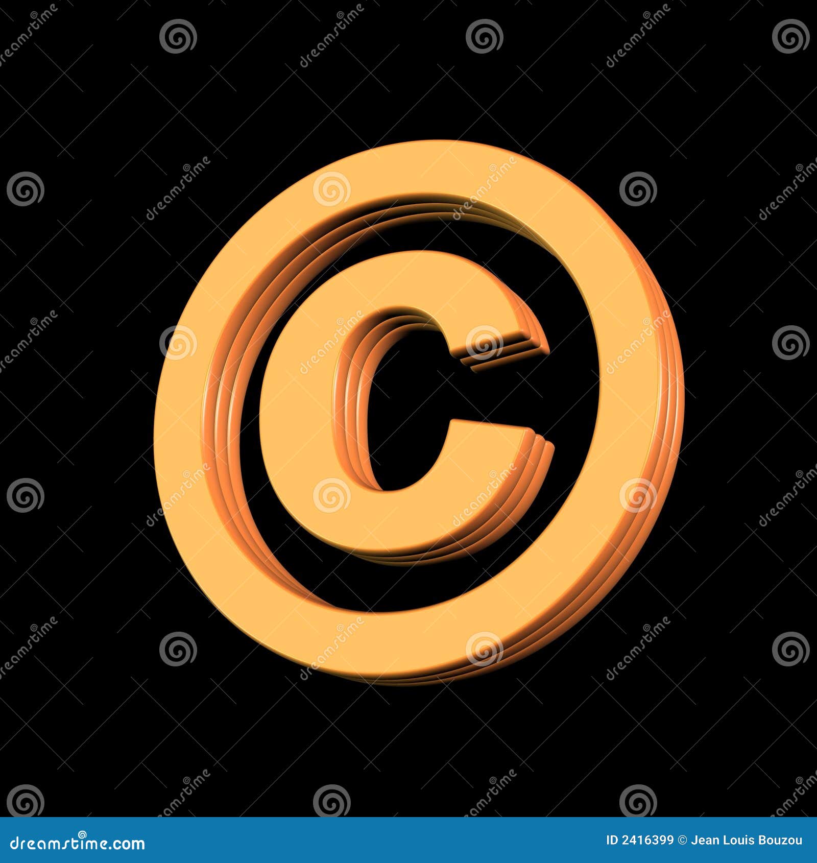 Symbole de copyright illustration stock. Illustration du assistances ...