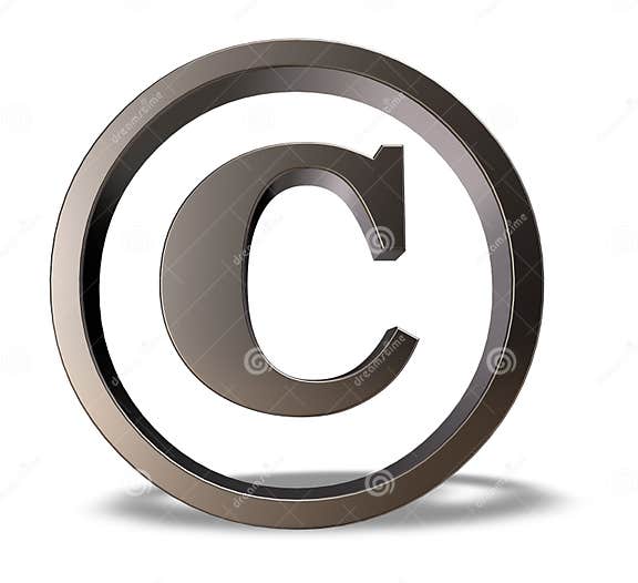 Symbole de Copyright illustration stock. Illustration du internet ...