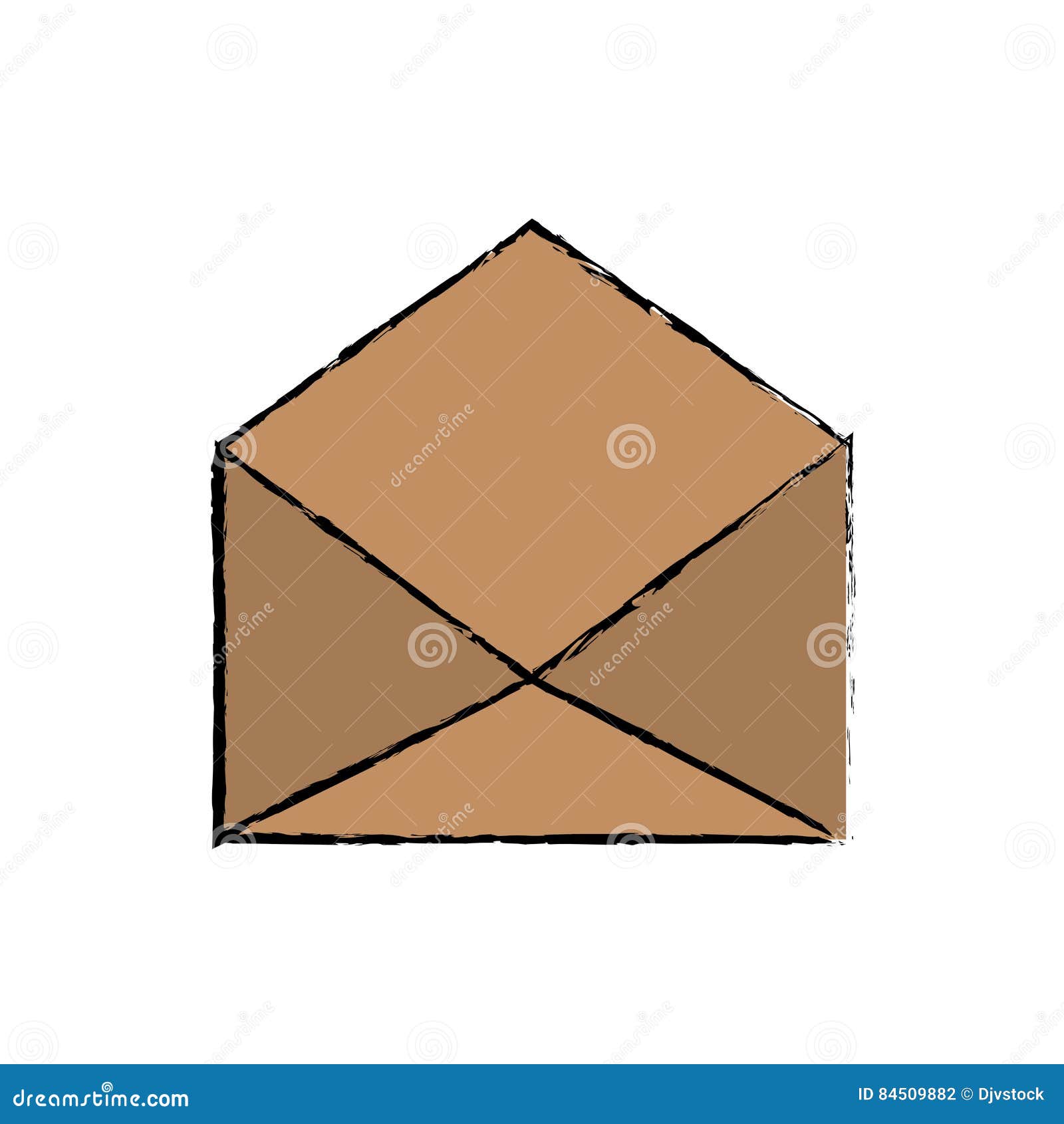 Symbole De Courrier Ou D'email Illustration Stock - Illustration du ...