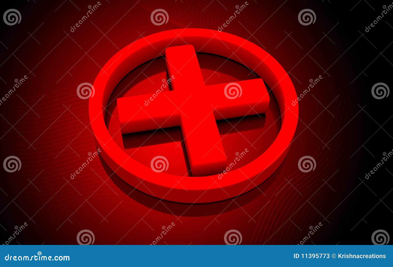 Symbole de Croix-Rouge illustration stock. Illustration du signe - 11395773