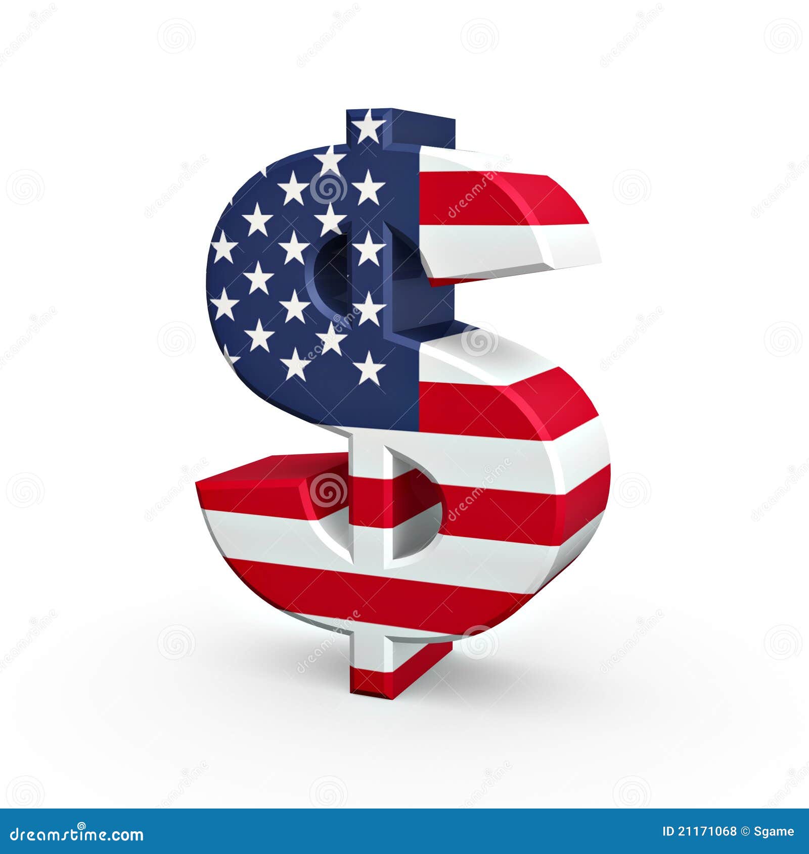 Symbole de dollar US illustration stock. Illustration du signe - 21171068