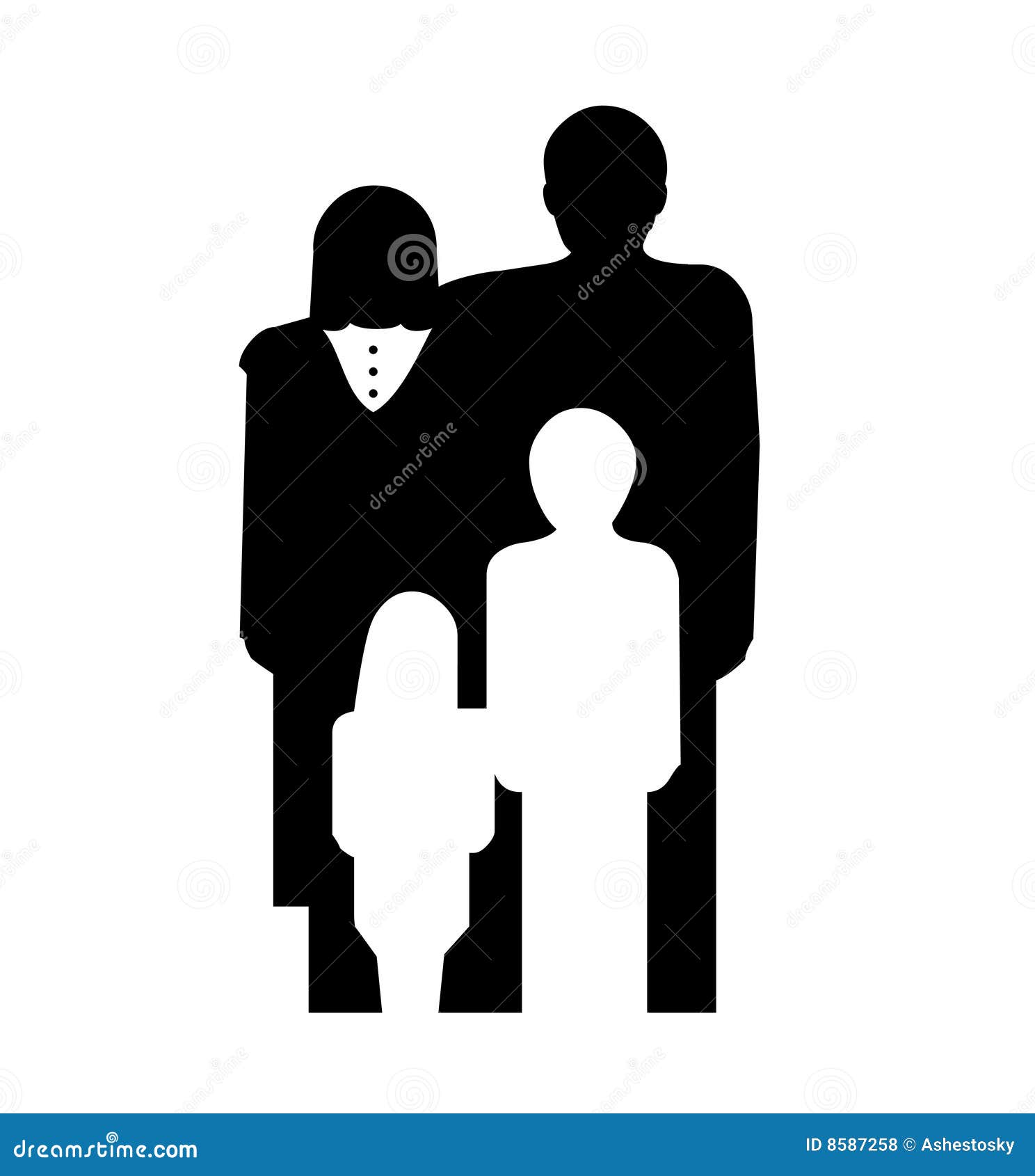 Symbole de famille illustration de vecteur. Illustration du membres ...