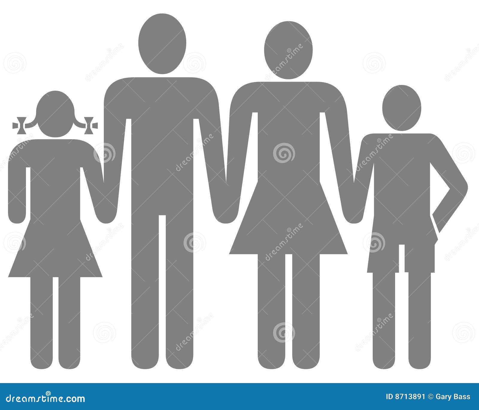 Symbole de famille illustration stock. Illustration du symbole - 8713891