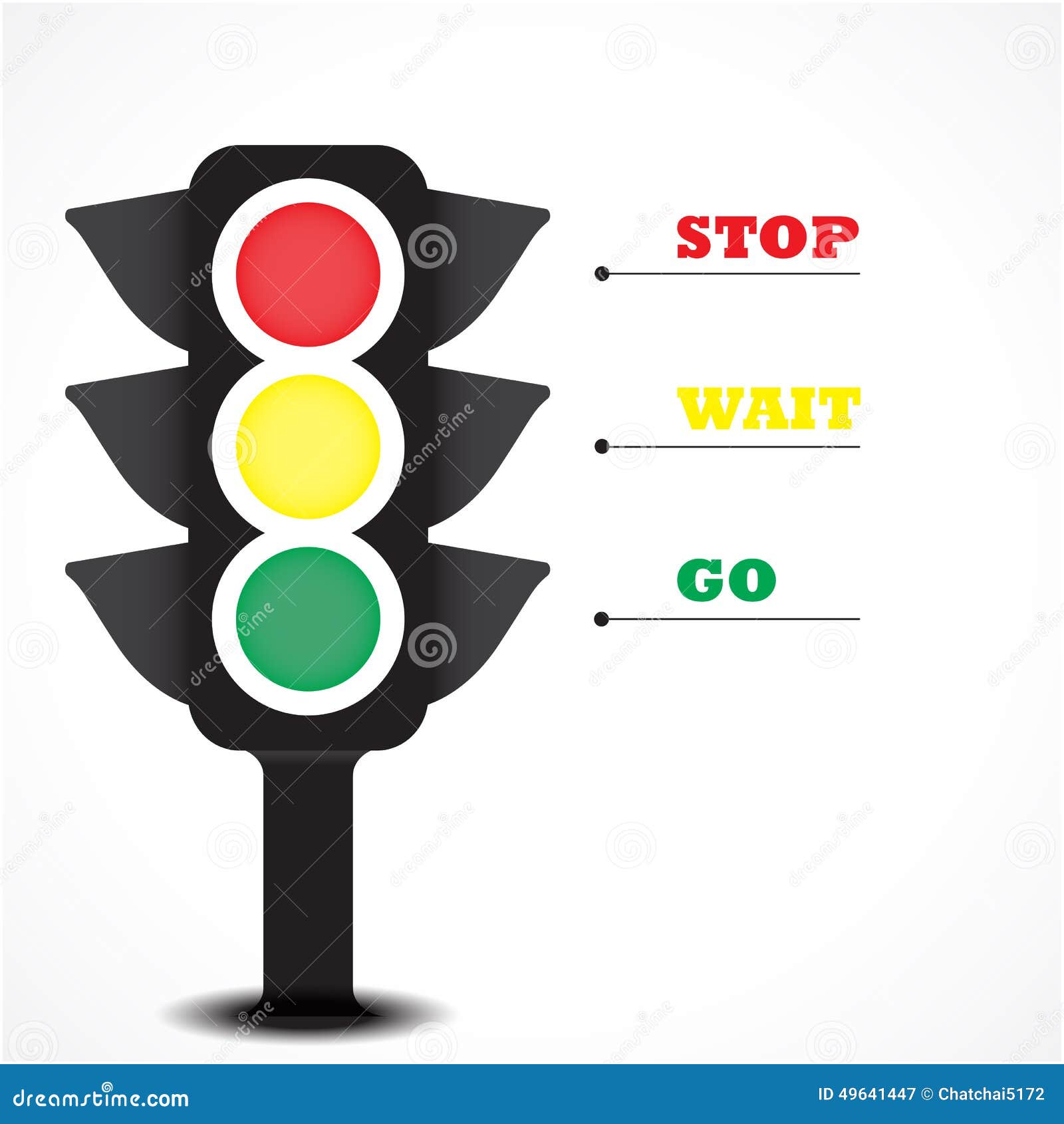 Symbole De Feu De Signalisation Illustration de Vecteur - Illustration ...