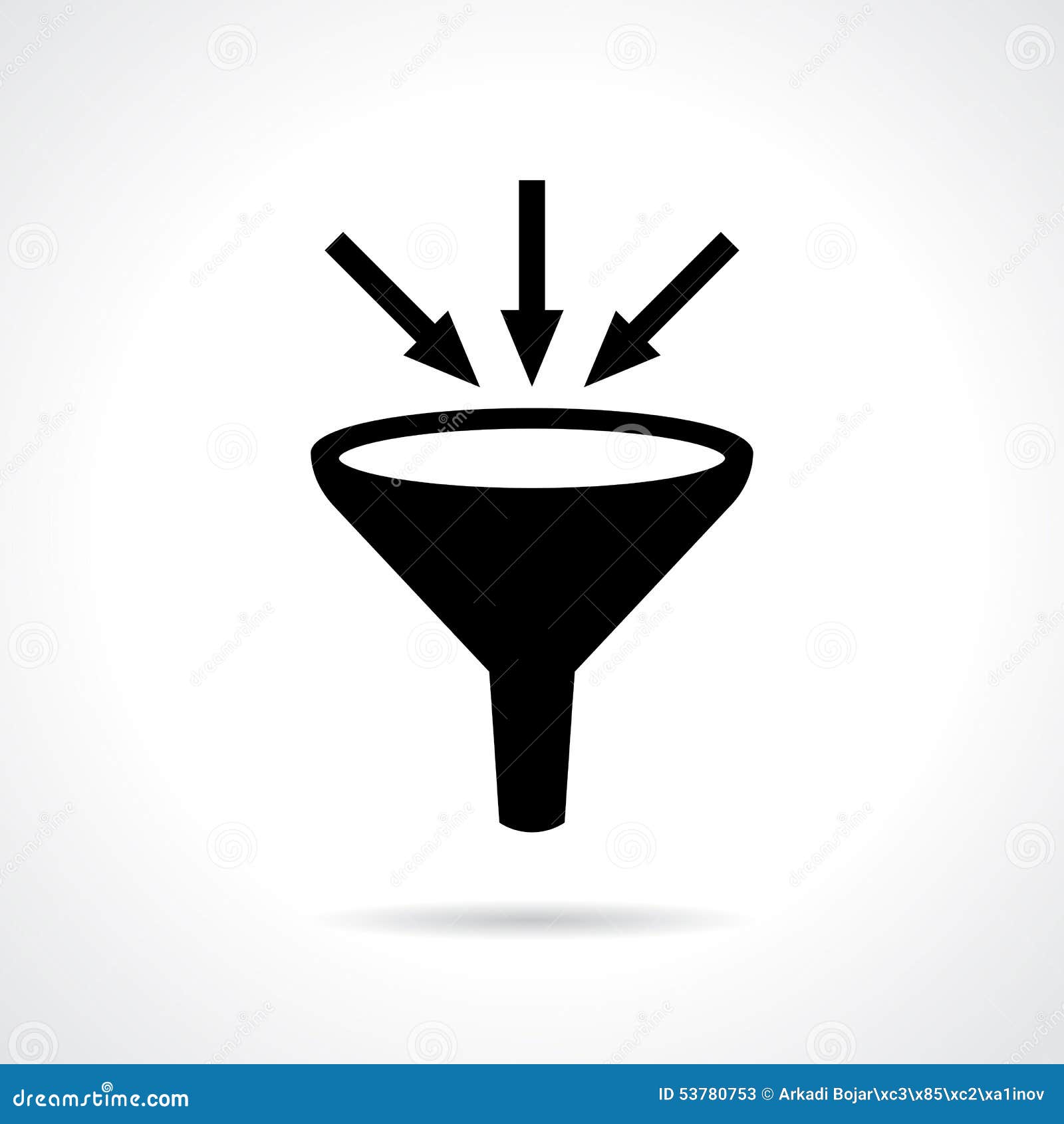 Symbole de filtrage illustration de vecteur. Illustration du filtré ...