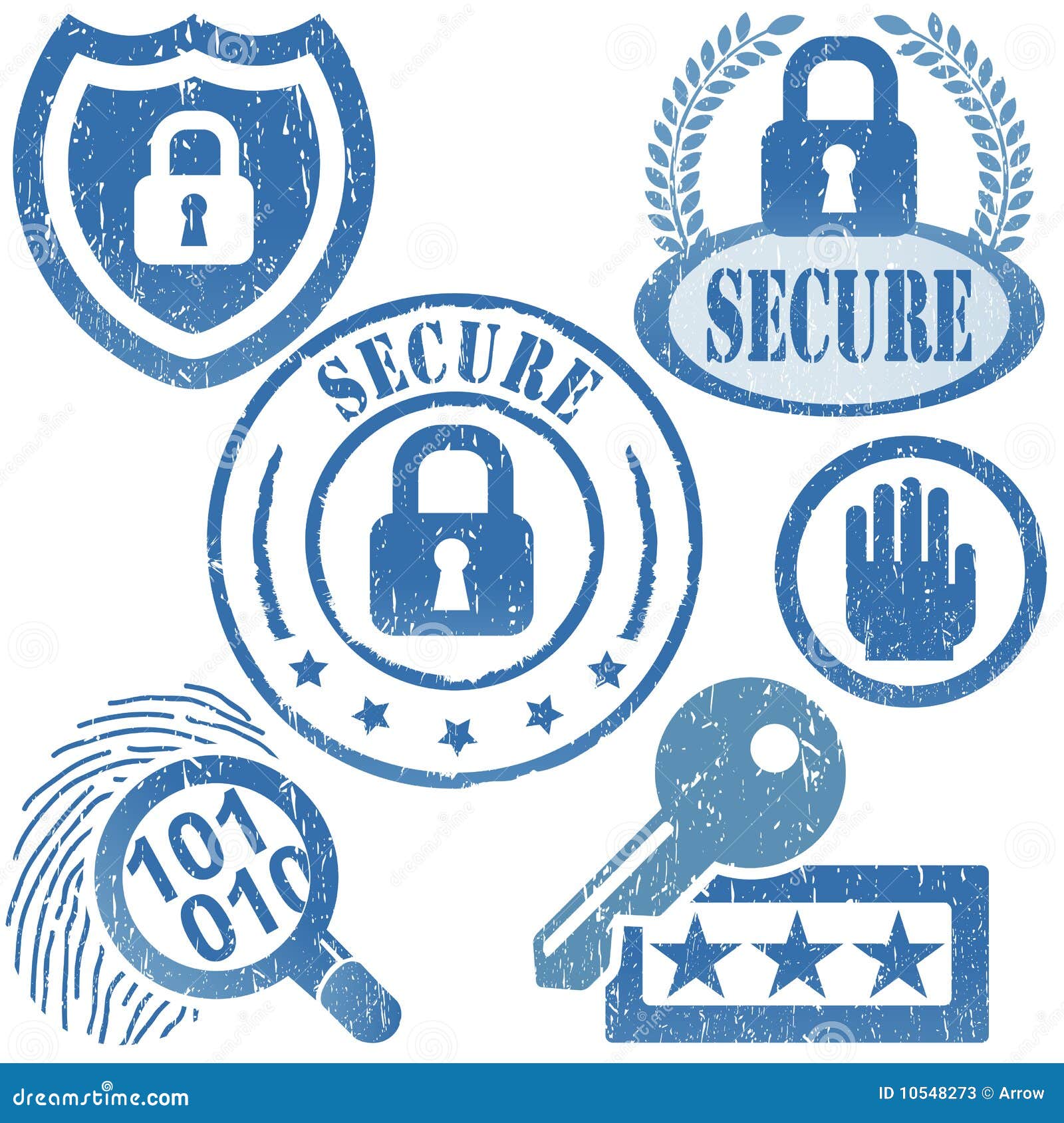 Symbole de garantie illustration stock. Illustration du main - 10548273