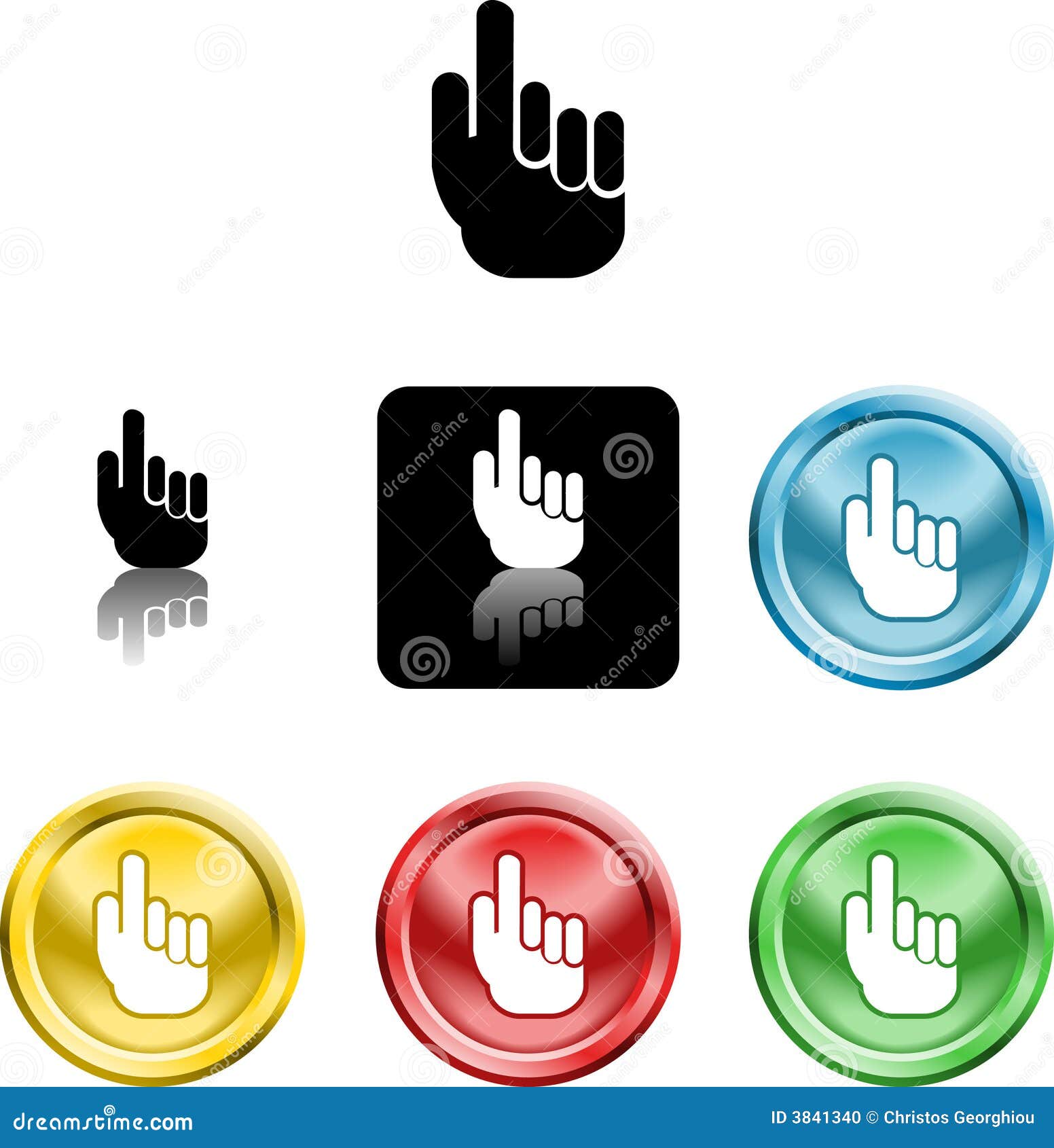 Symbole De Graphisme De Main Illustration de Vecteur - Illustration du ...