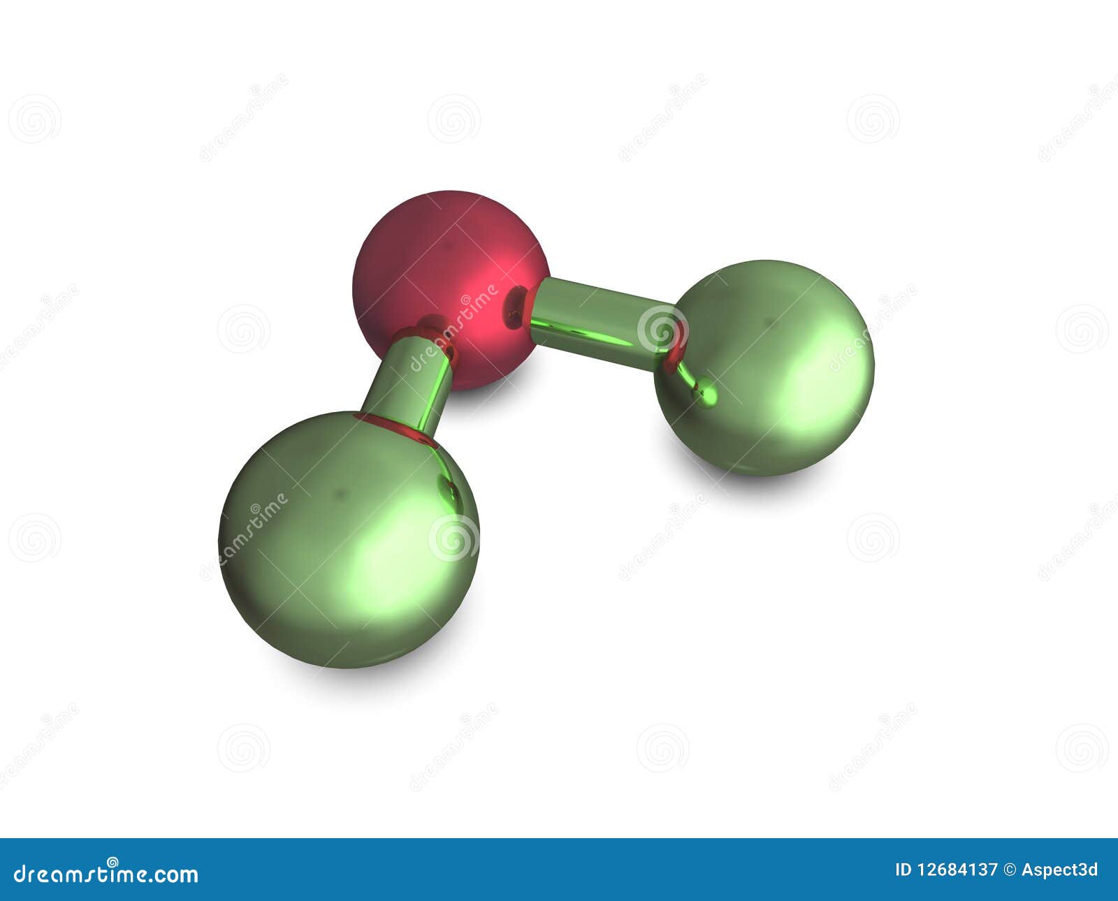 Symbole de H2O illustration stock. Illustration du molécule - 12684137