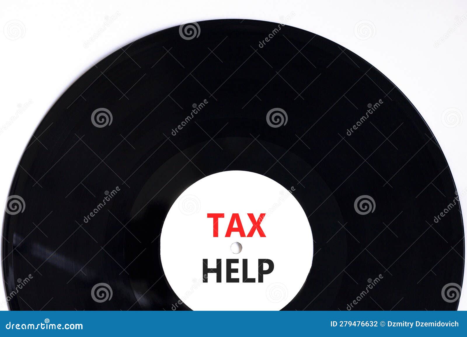Symbole De Laide Fiscale Concept Words Aide Fiscale Sur Beau Disque