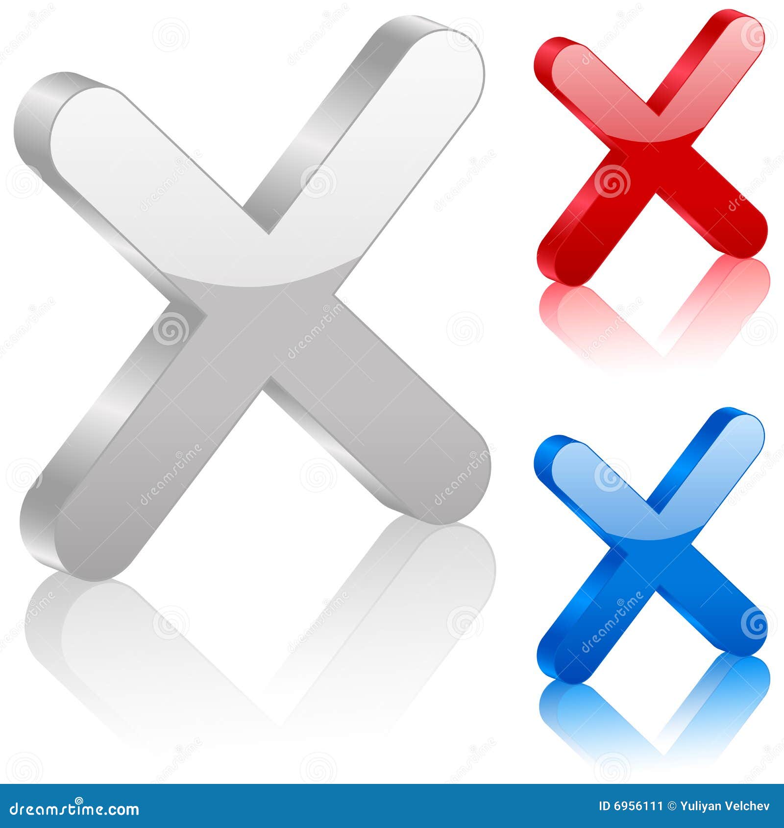 Symbole de l'annulation 3d illustration de vecteur. Illustration du ...