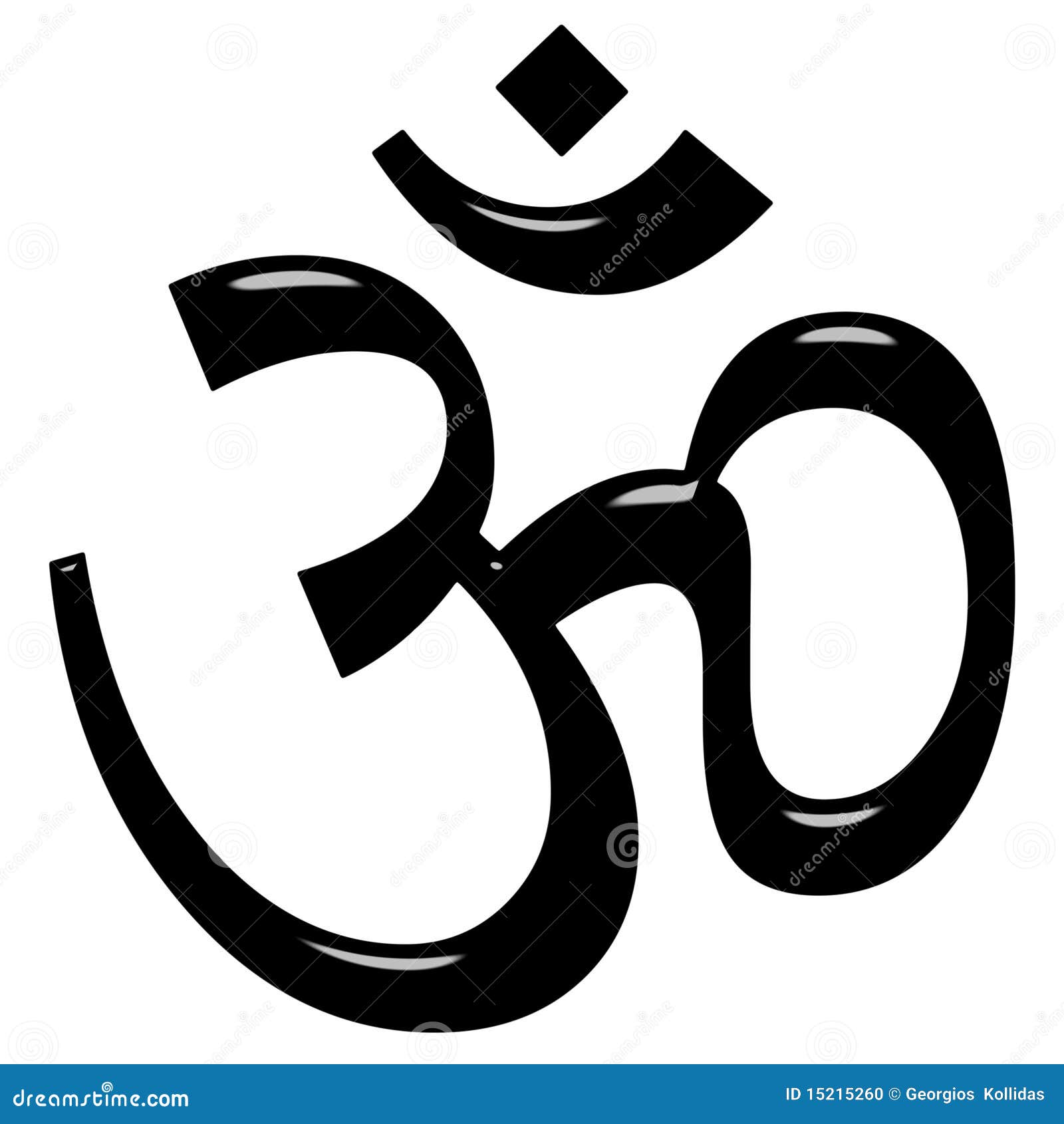 Symbole de l'hindouisme 3D illustration stock. Illustration du croyez ...