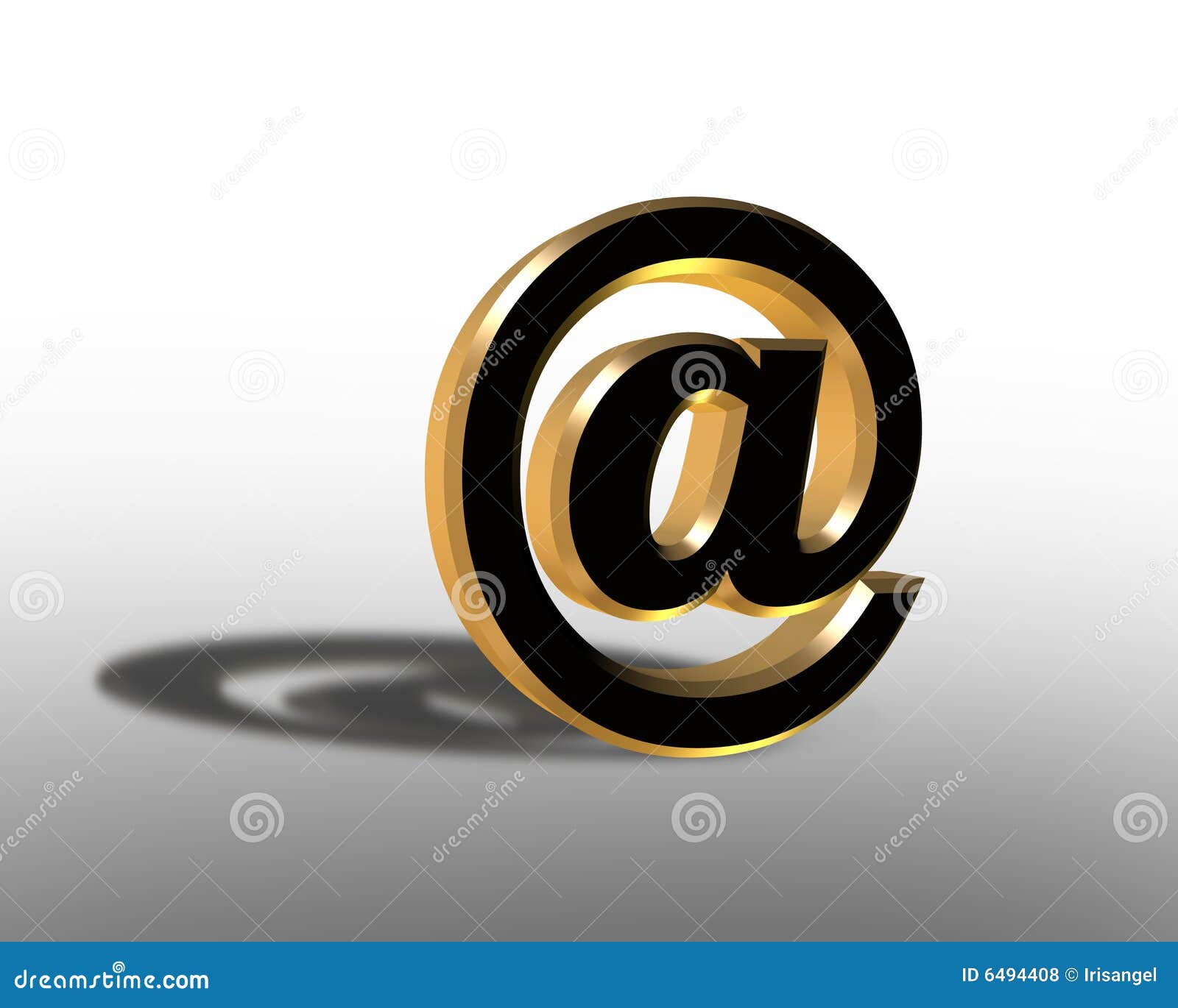 Symbole De L'Internet 3D Pour L'email Au Signe Illustration Stock ...