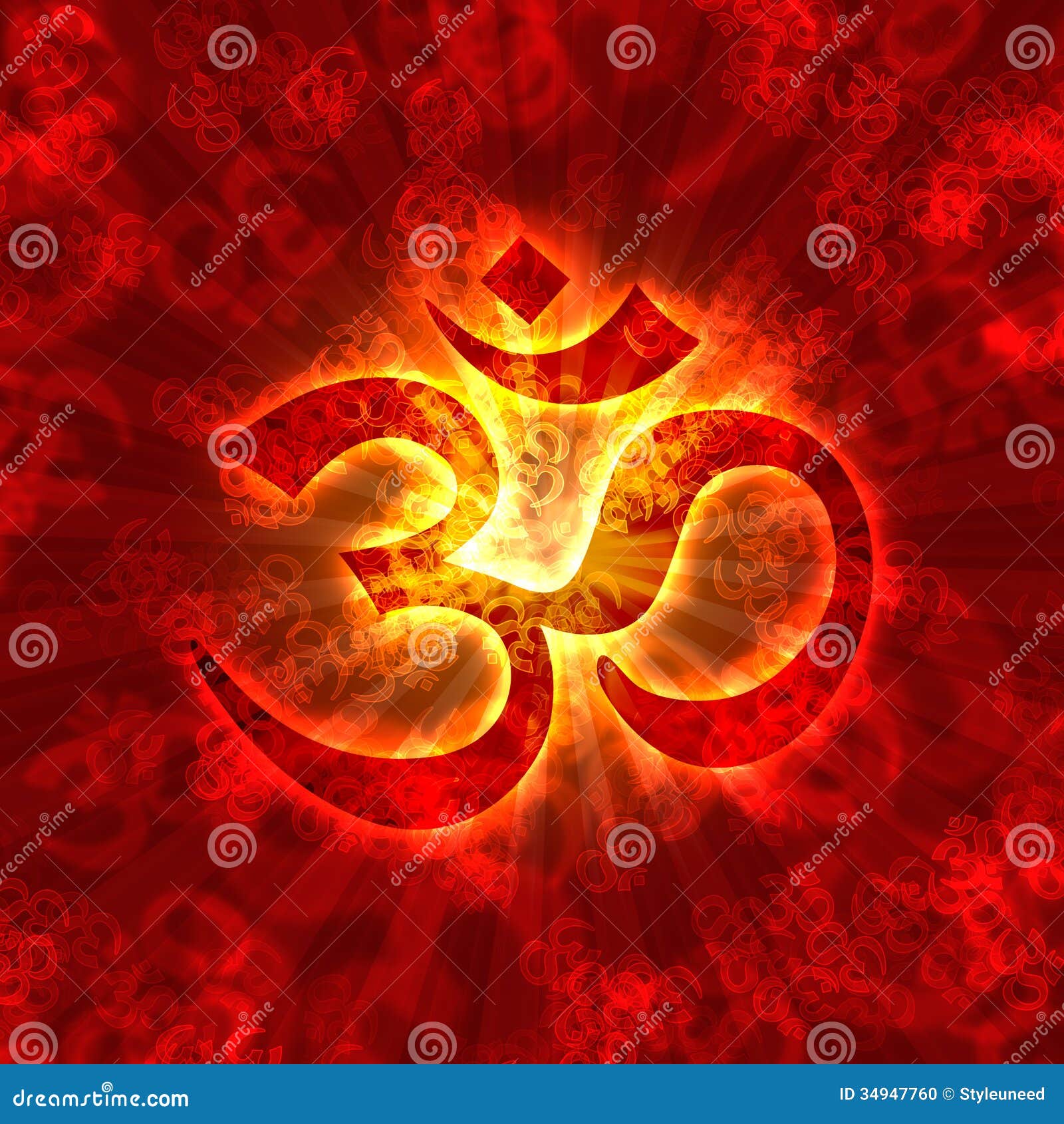 Symbole de l'OM photo stock. Image du fond, bouddha, dévanâgarî - 34947760