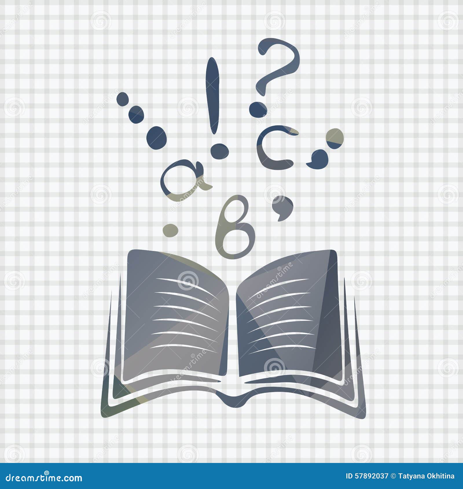 Symbole de livre illustration de vecteur. Illustration du illustration ...