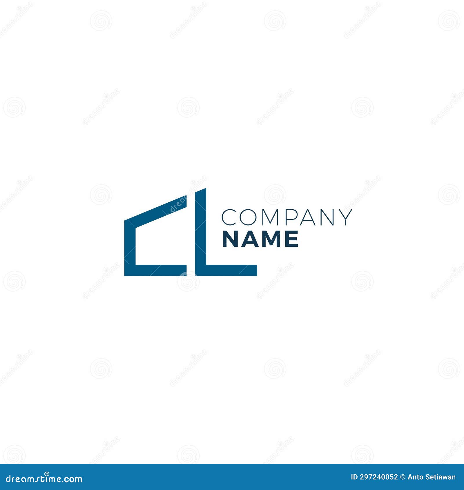 Symbole De Logo Cl. Logo D'accueil Cl Illustration de Vecteur ...