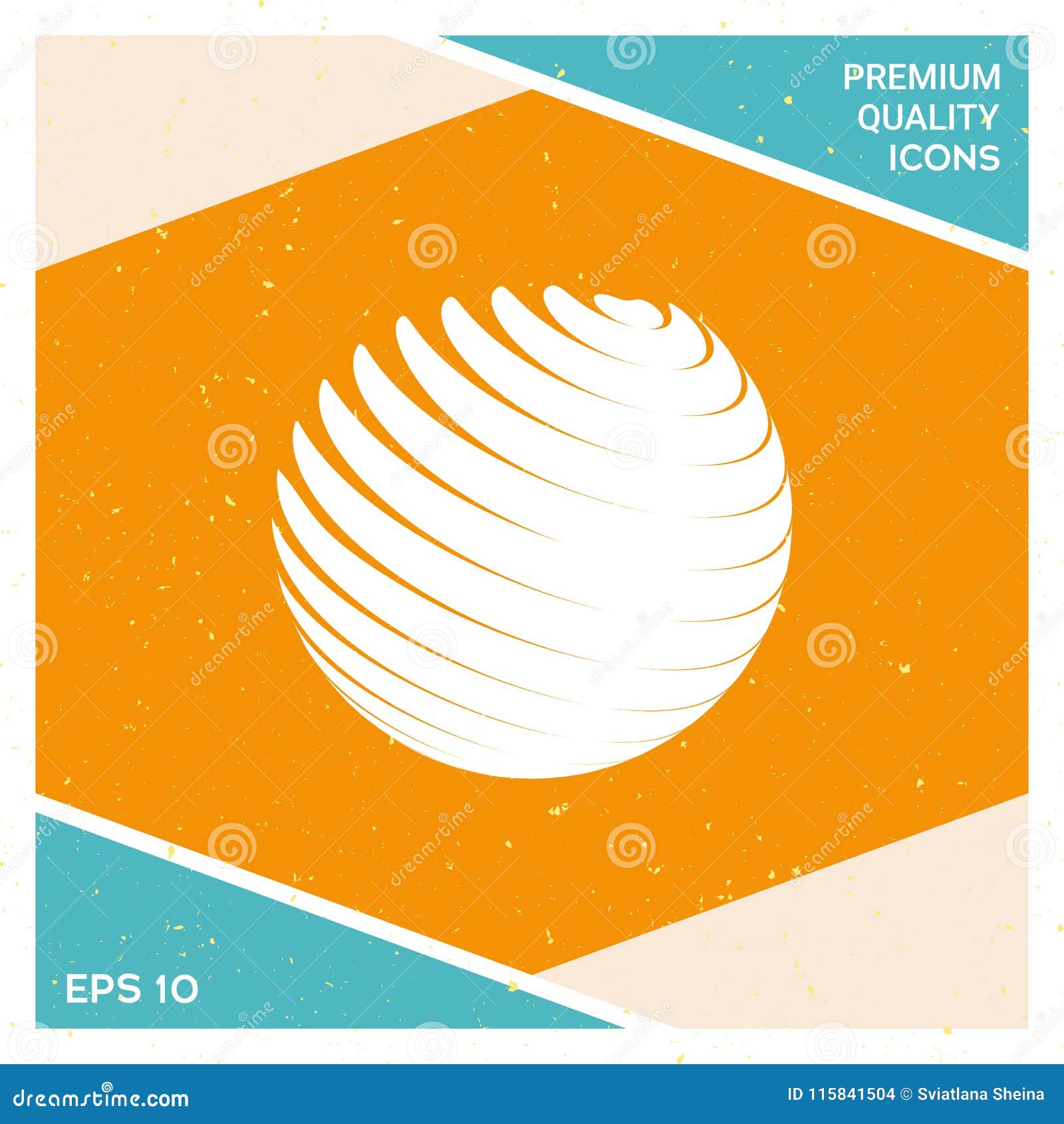 Symbole De Logo De La Terre Illustration de Vecteur - Illustration du ...