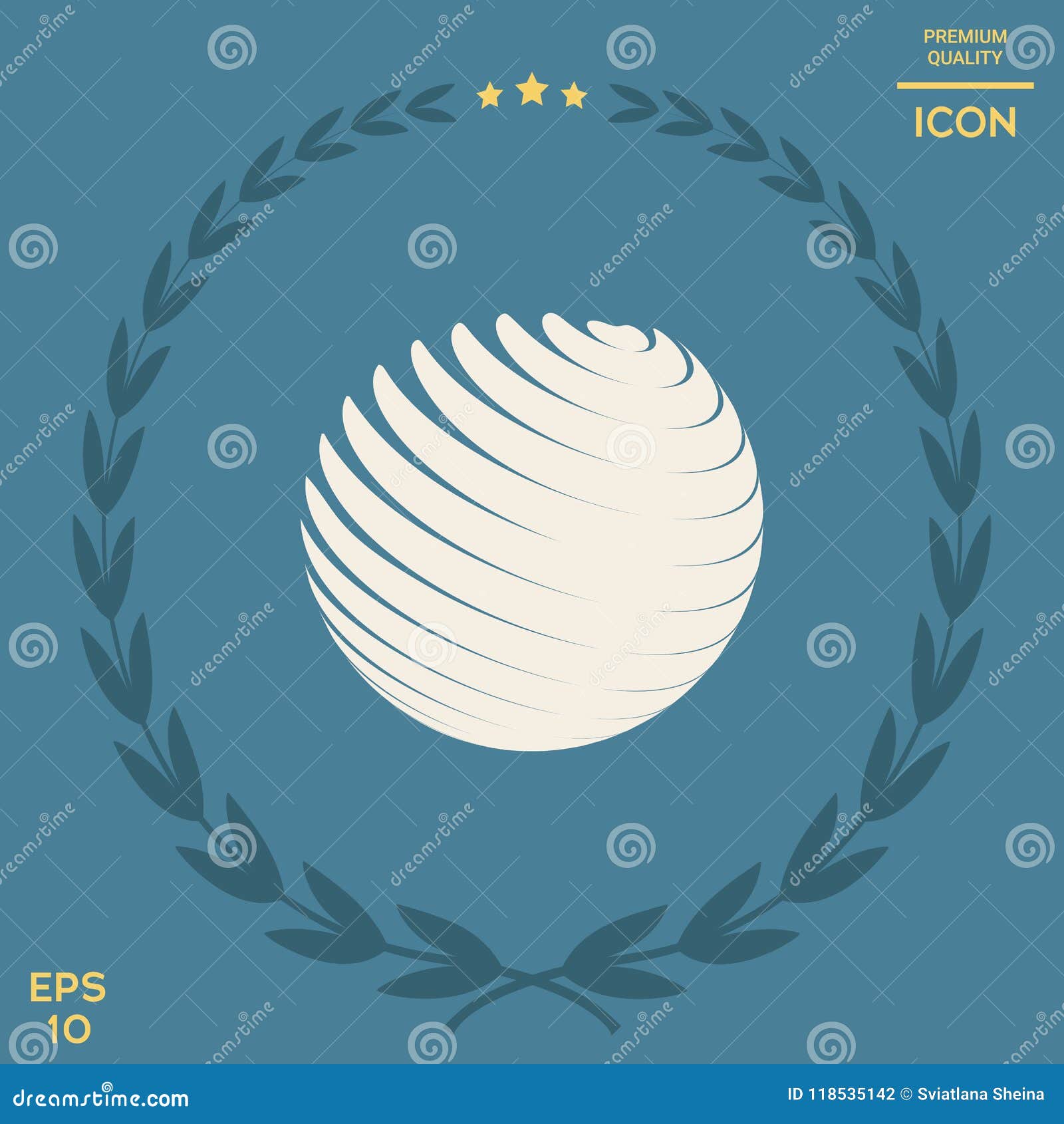 Symbole De Logo De La Terre Illustration de Vecteur - Illustration du ...