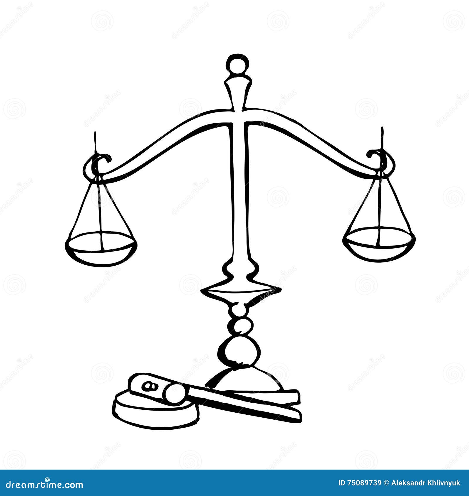 Symbole De Loi Et De Justice Illustration Stock - Illustration du ...