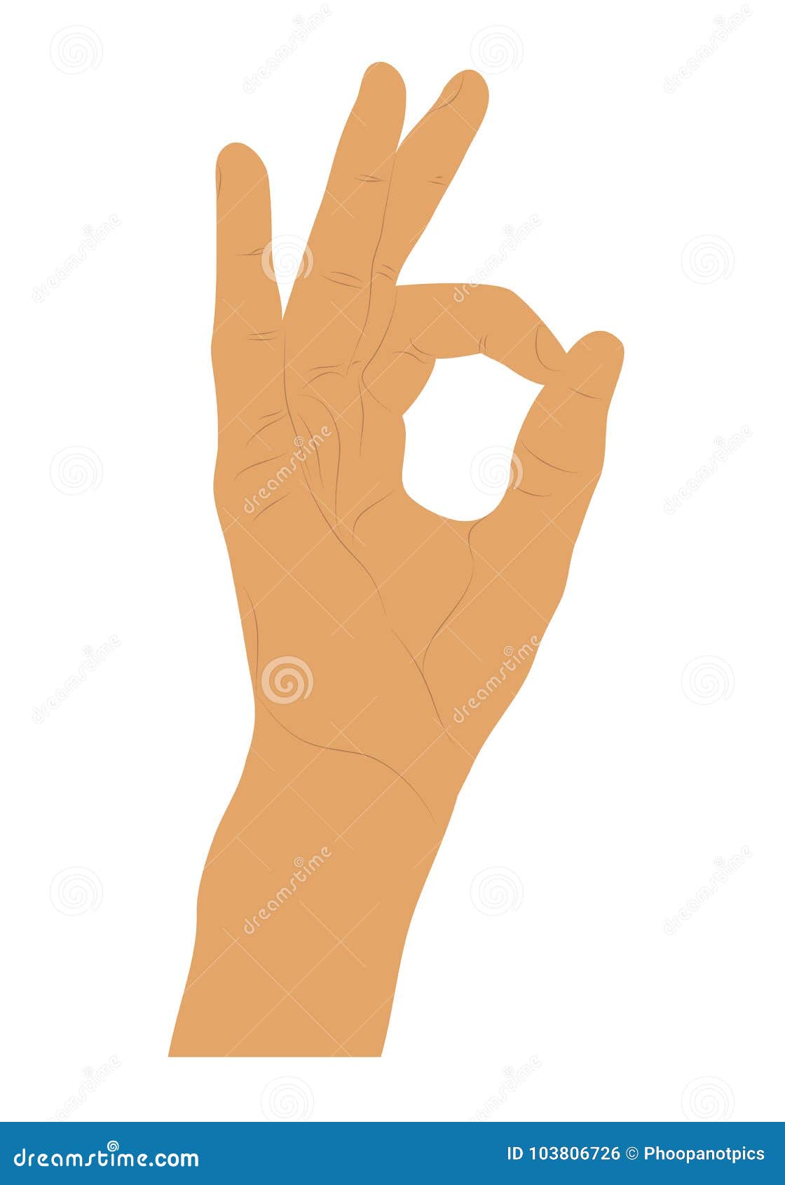 Symbole de main illustration de vecteur. Illustration of conception ...