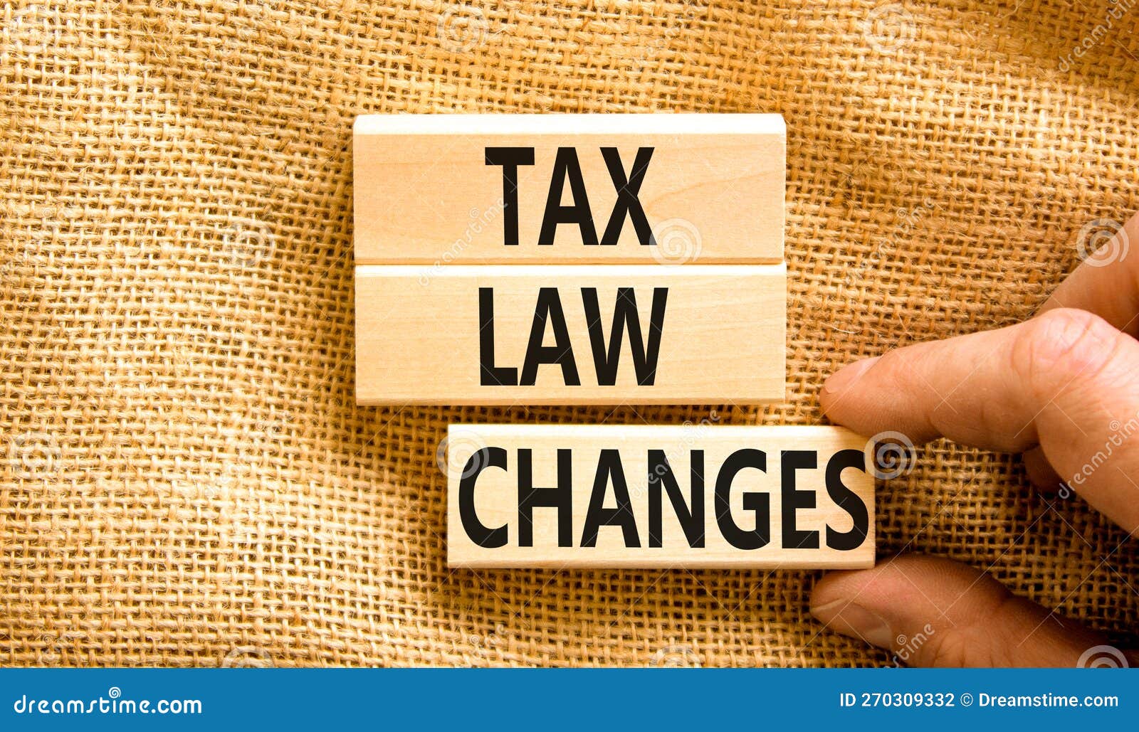 Symbole De Modification De La Loi Fiscale Concept Mots Taxe
