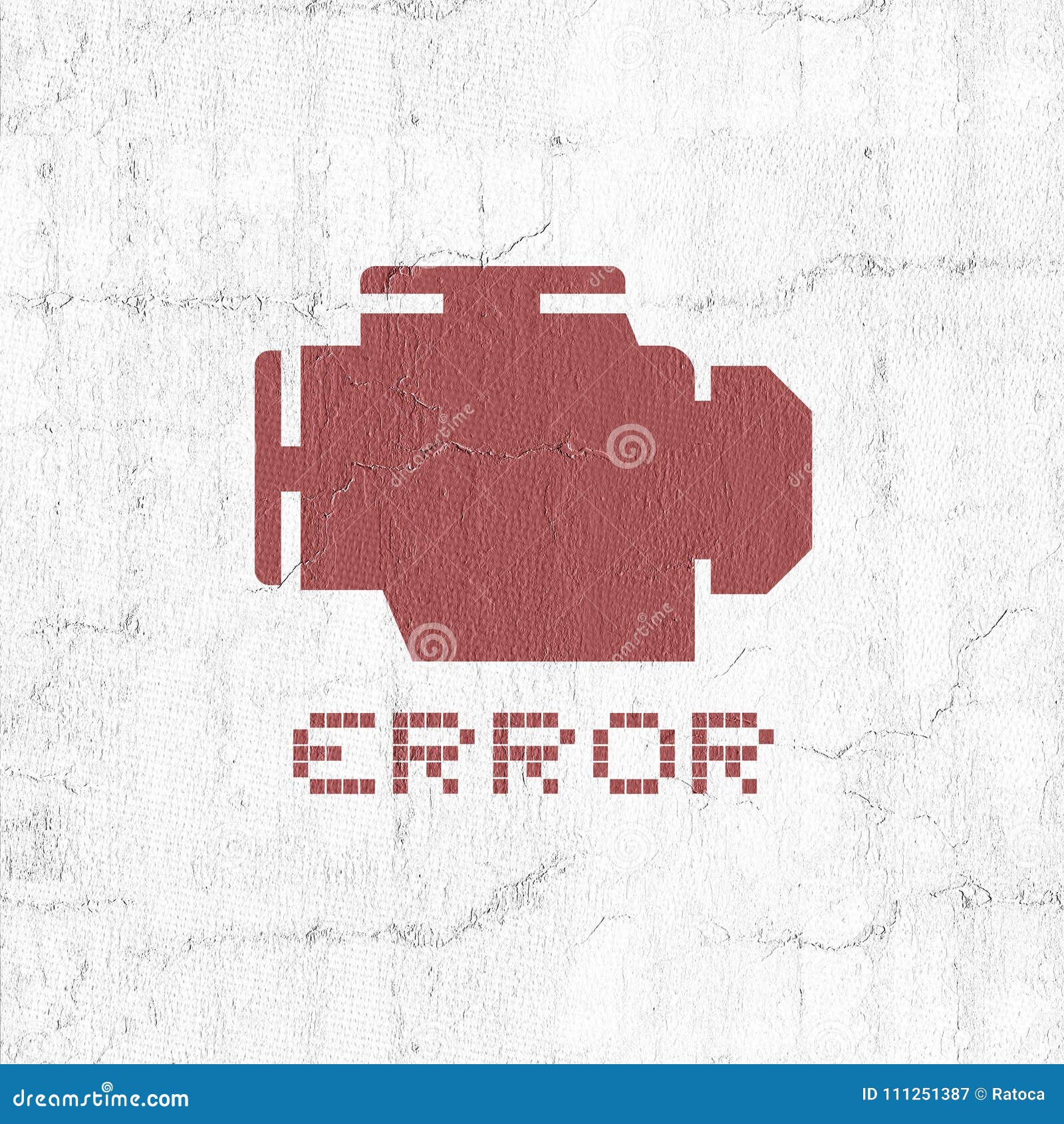 Symbole de moteur d'alarme illustration stock. Illustration du signe ...